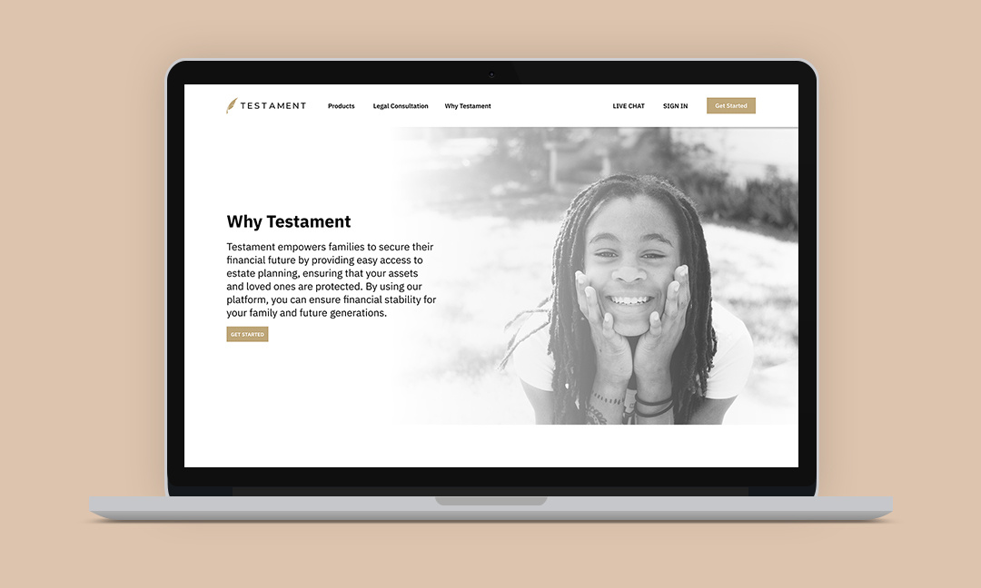 Testament Website UI/UX Design by Zaeem Ul Hassan on Dribbble