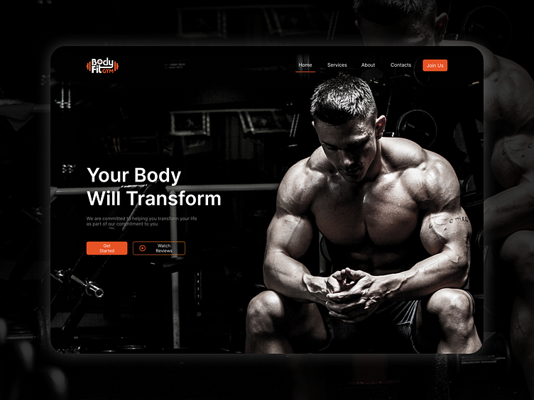 Gym - Fitness Website by Vivek Kaklotar on Dribbble