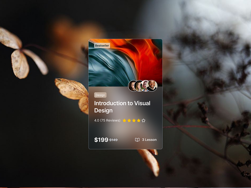 Course Card Design exploration by Vinod Yadav on Dribbble