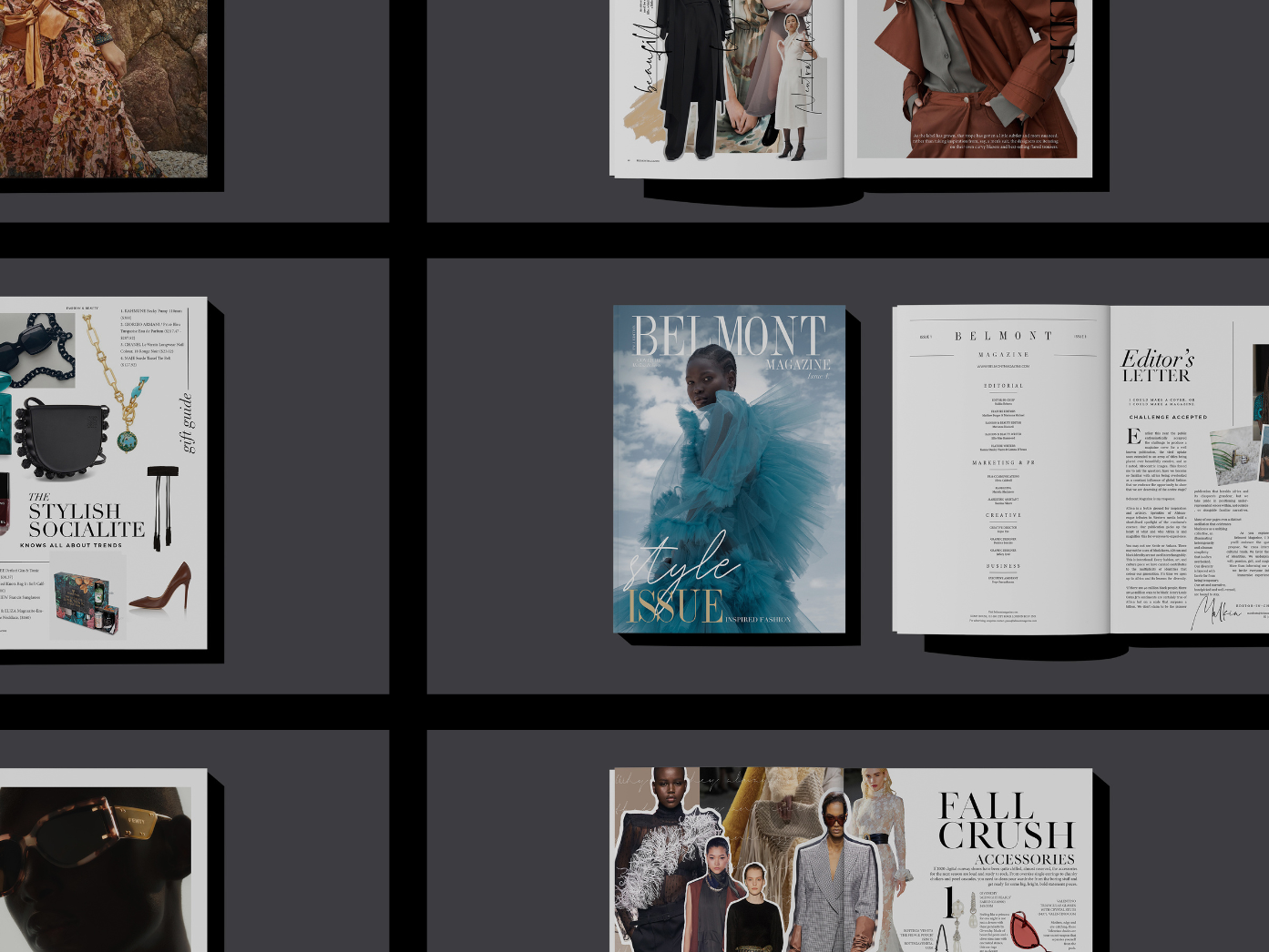Belmont Magazine Layout Design by kijoo on Dribbble