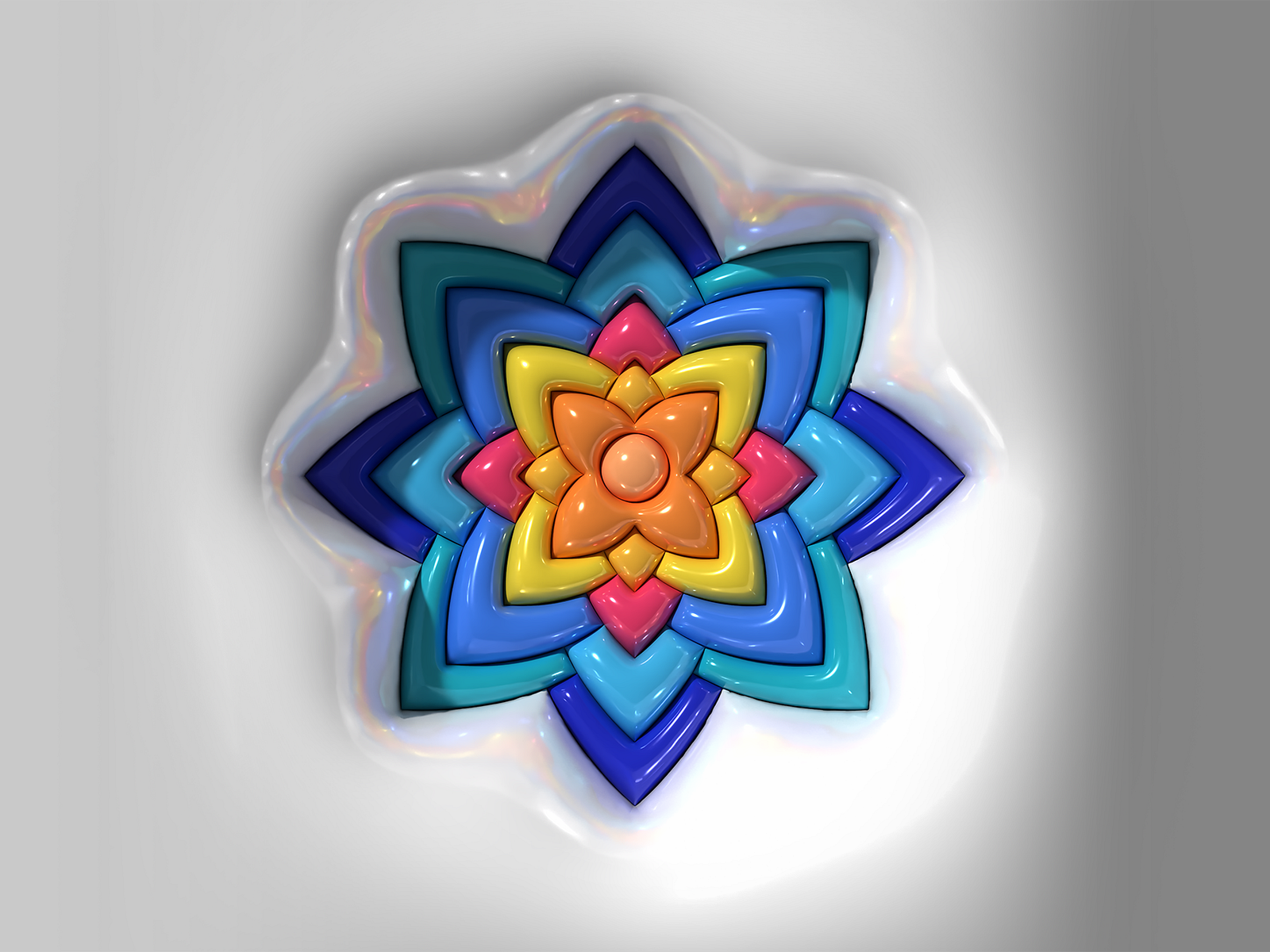 3D Inflate Flower by Emma O on Dribbble