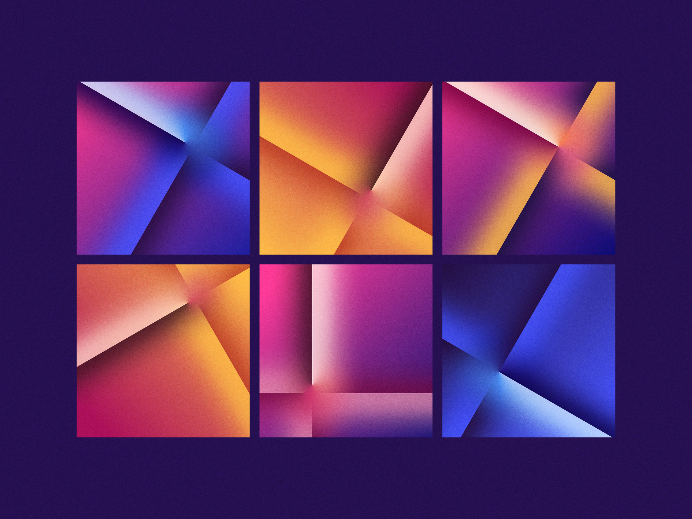 Angular gradients by Jeroen Meeusen on Dribbble