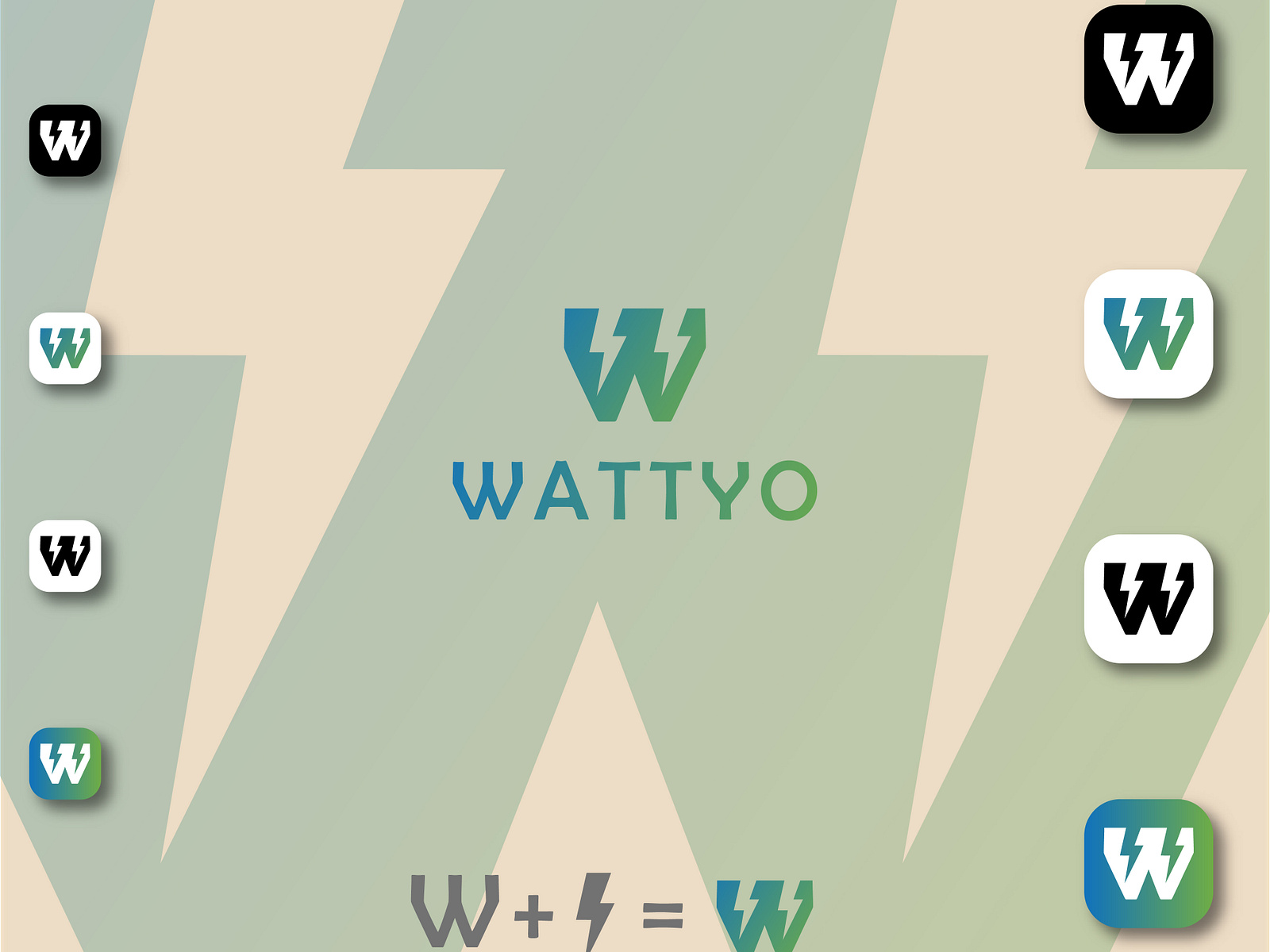 wattyo Logo by sani ahmed 1250 on Dribbble