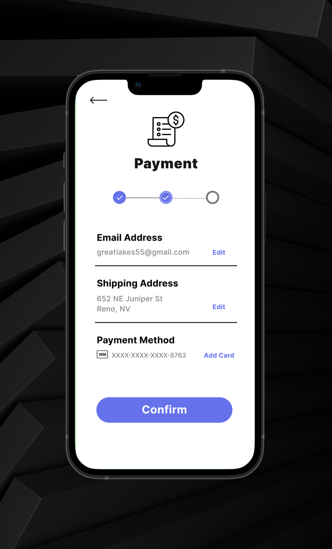UI Payment Screen Designs by Laurie Owens on Dribbble