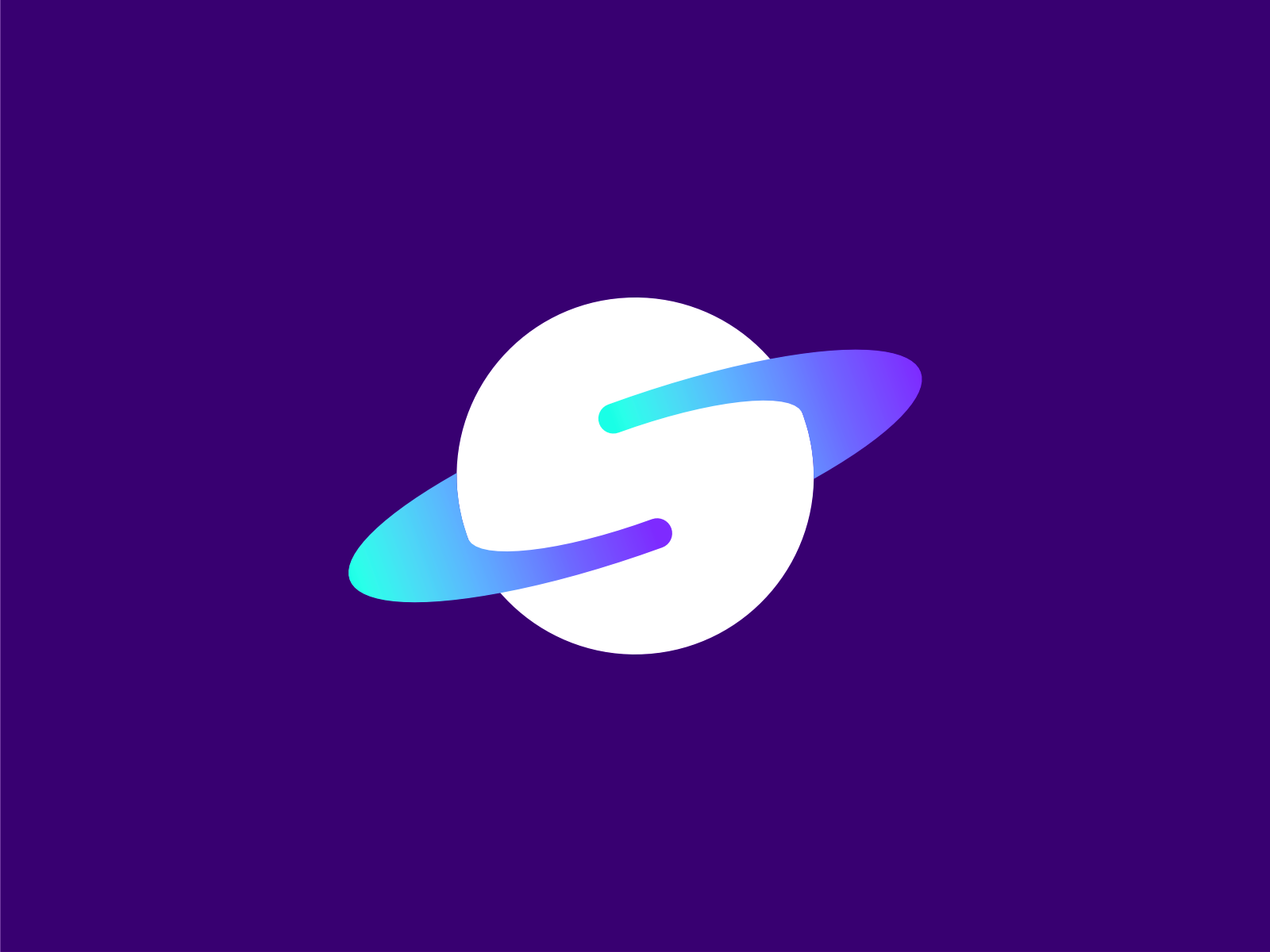 S planet negative Space saas software infrastructure logo design by Alex Tass, logo designer on ...