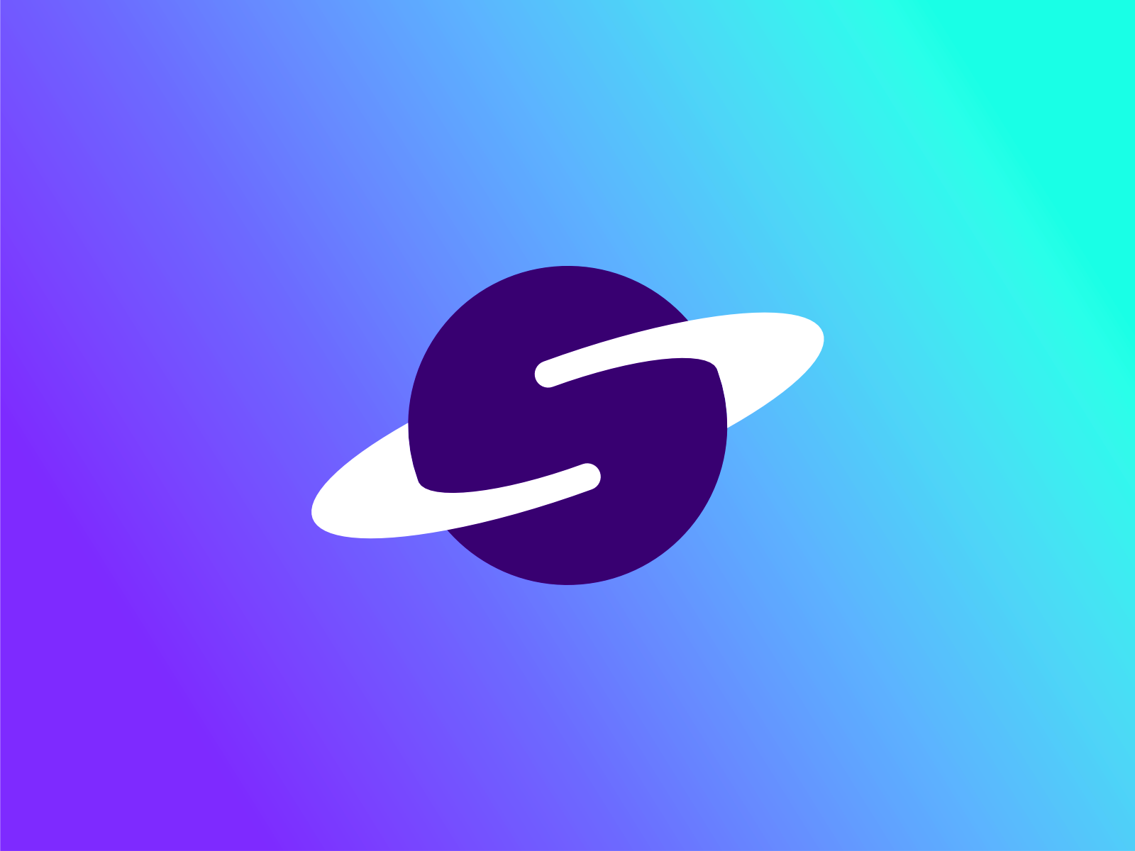 S planet negative Space saas software infrastructure logo design by Alex Tass, logo designer on ...