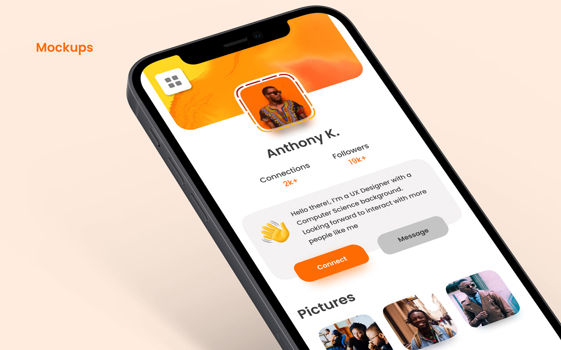 Social Media Profile UI Design by Muhammad Ubaid Ullah on Dribbble