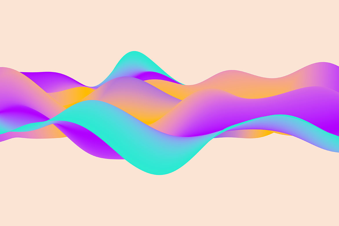 Abstract Liquid Gradient Waves Backgrounds by themefire on Dribbble