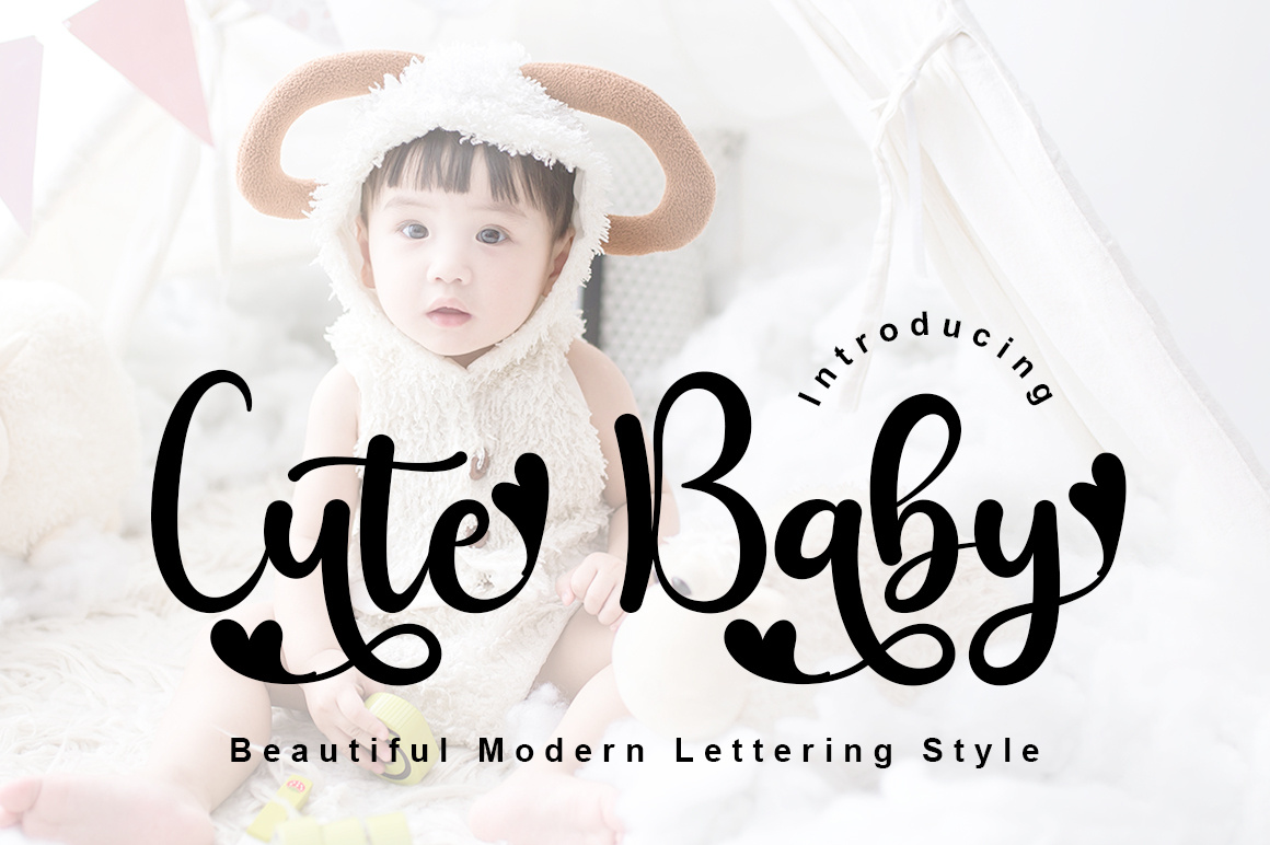 Cute Baby Script Fonts by Patahilah Studio on Dribbble