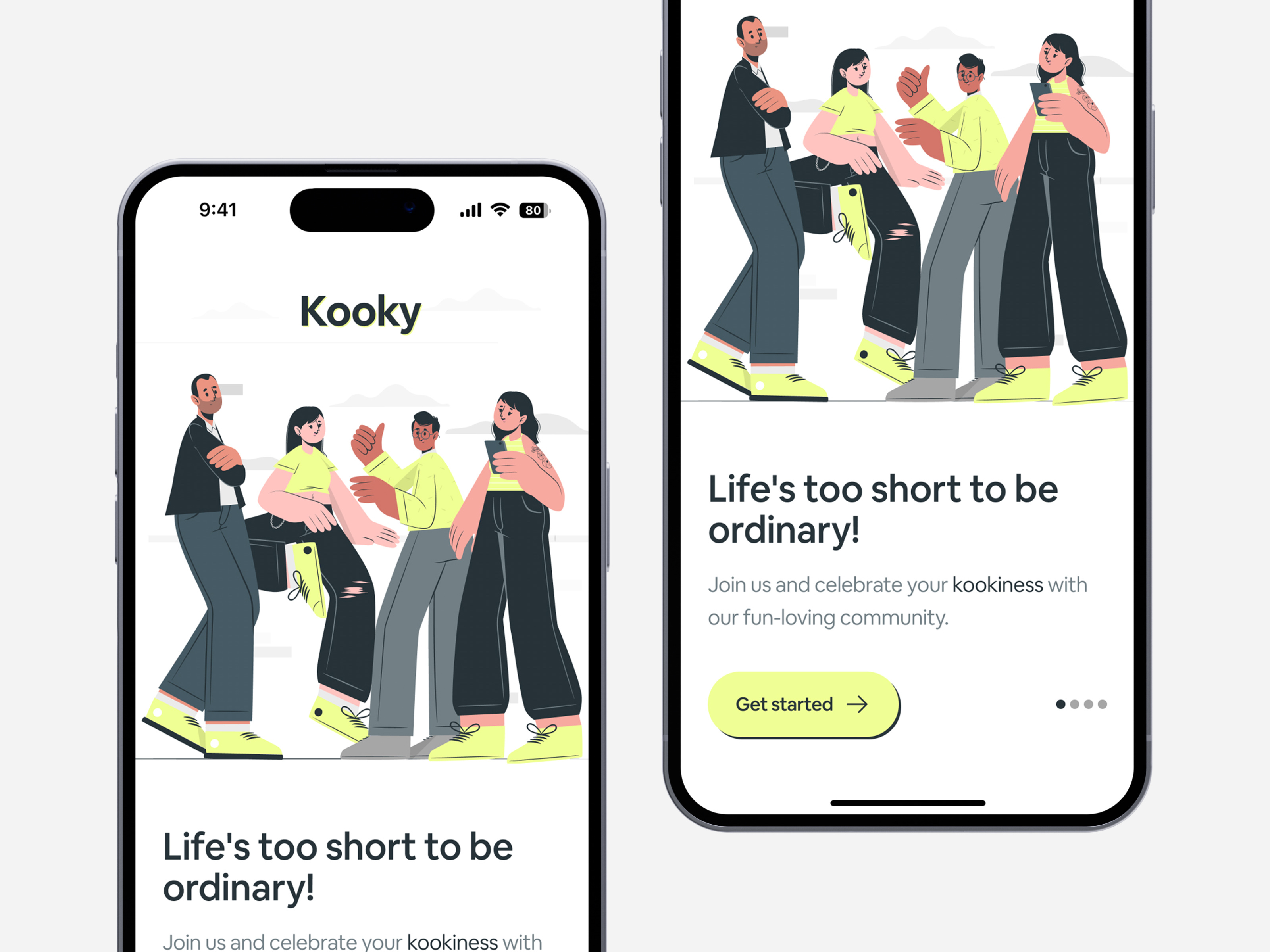 Kooky - Lifestyle community app by Jay Borda on Dribbble