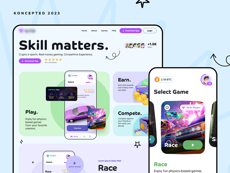 Matcherino Dashboard by Koncepted on Dribbble