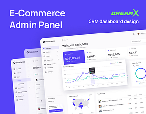 Admin Panel [E-Commerce] by DreamX Company on Dribbble