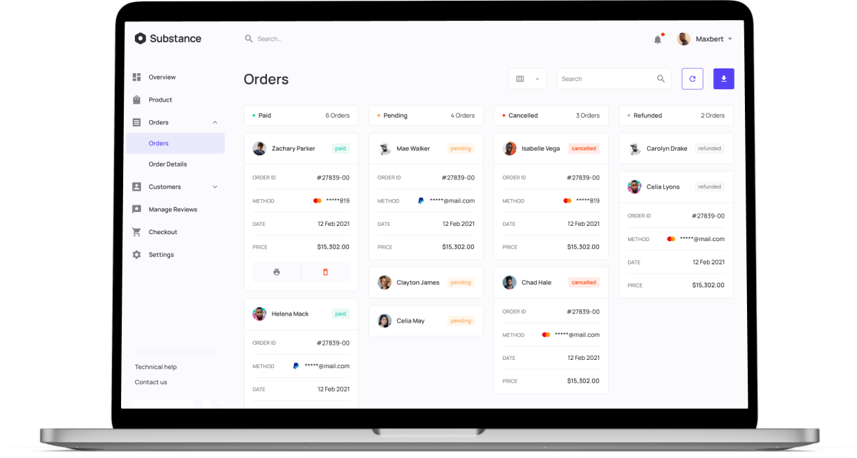Admin Panel [E-Commerce] by DreamX Company on Dribbble