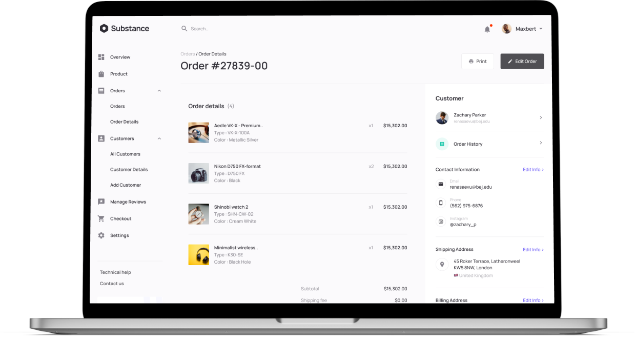 Admin Panel [E-Commerce] by DreamX Company on Dribbble