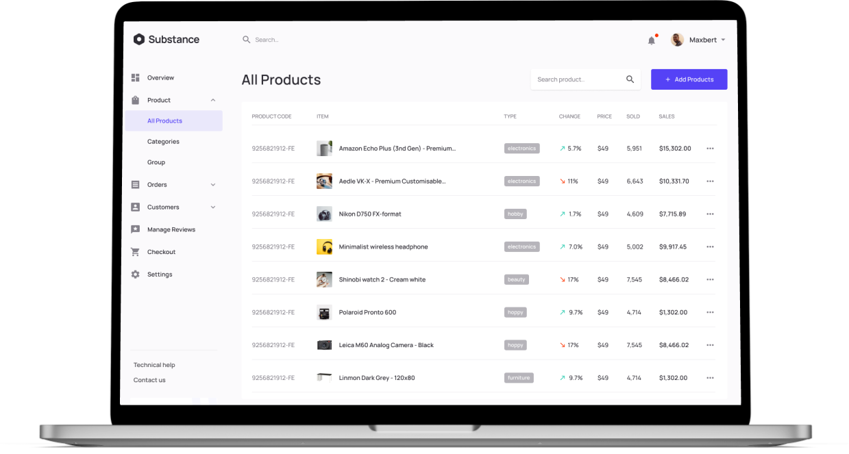 Admin Panel [E-Commerce] by DreamX Company on Dribbble