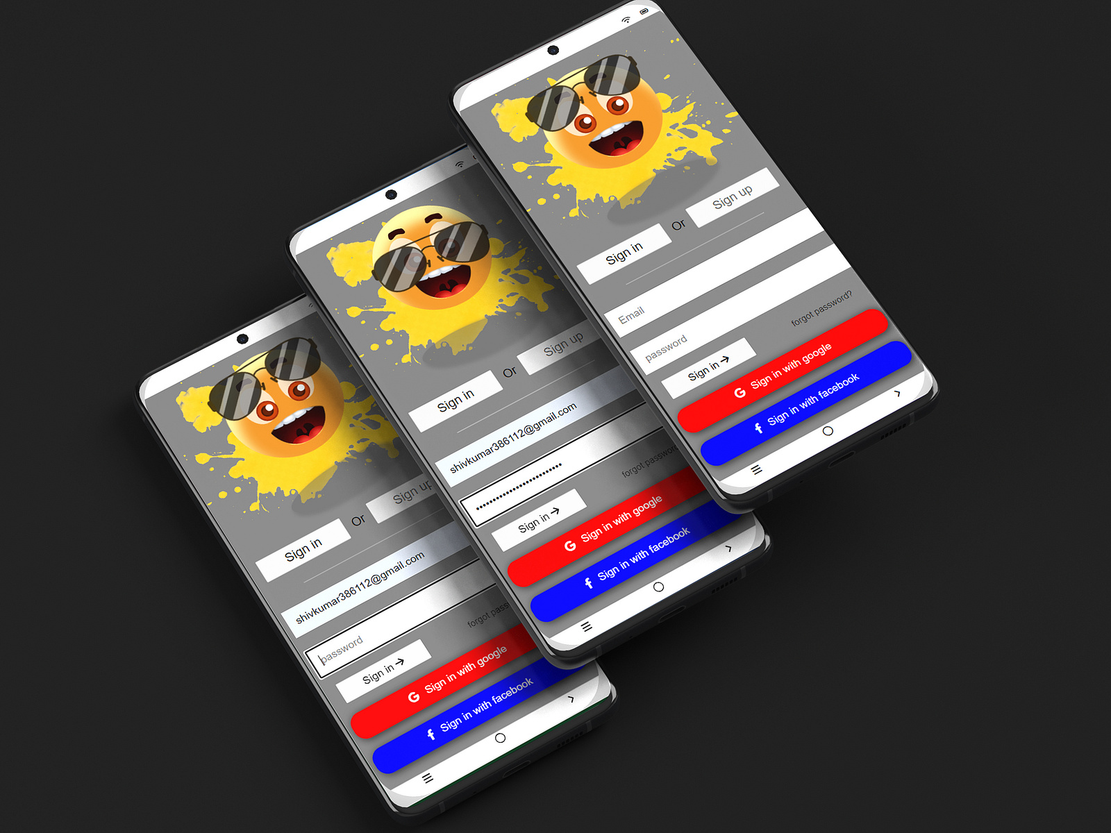 Interactive smiley signup page component-Vanilla Js | HTML | CSS by Dev ... Interactive smiley signup page component-Vanilla Js | HTML | CSS by Dev ...
