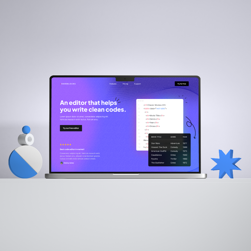 Coding Editor landing page by Prashant kumar on Dribbble