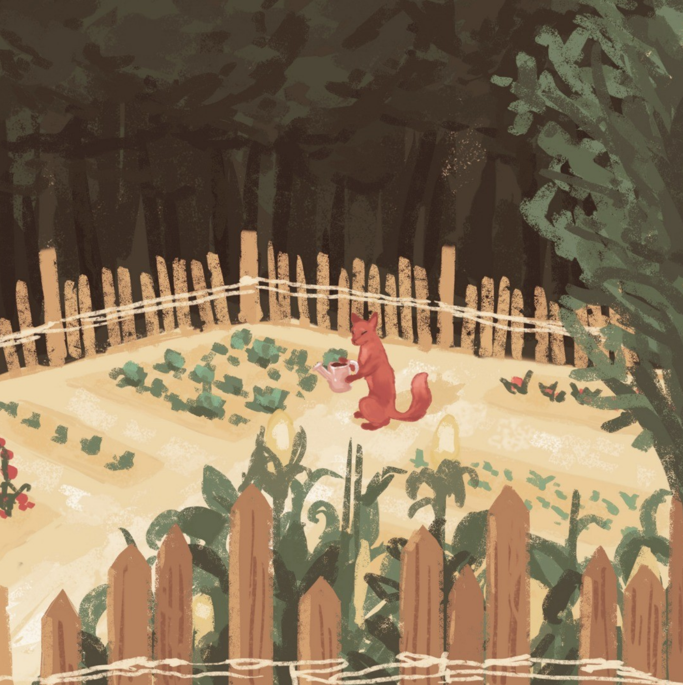 Fox Garden by Issie Loseby on Dribbble