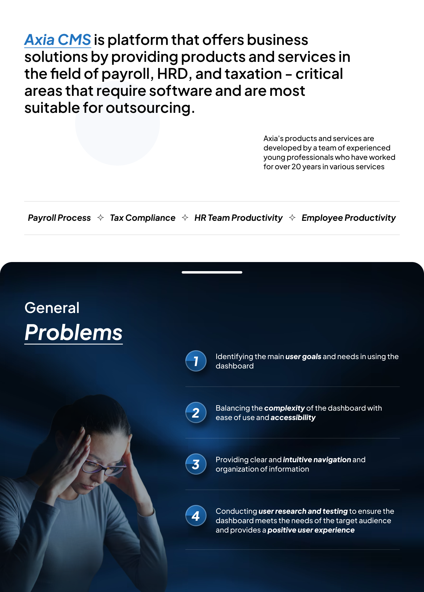 Axia CMS - Case Study by Rizal Gradian for Callour Studio on Dribbble