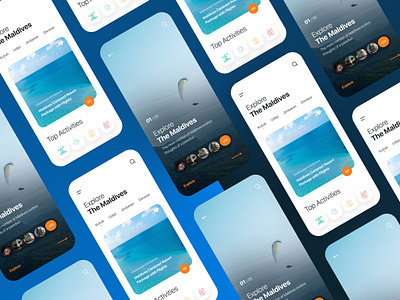 Travel App UI Kit by Arjun 🏅 on Dribbble