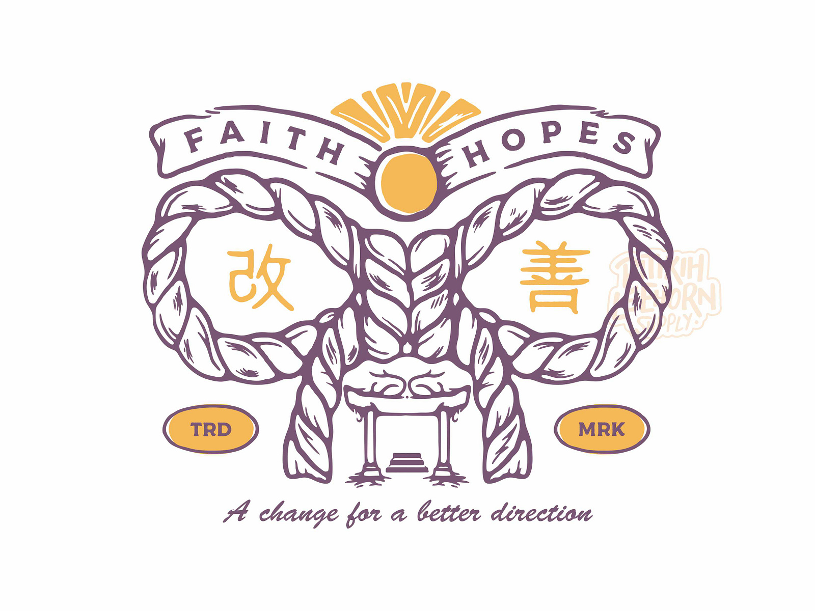 Faith Hopes Kaizen / Hand-drawn Illustration by Pitikih Leehorn Supply ... Faith Hopes Kaizen / Hand-drawn Illustration by Pitikih Leehorn Supply ...
