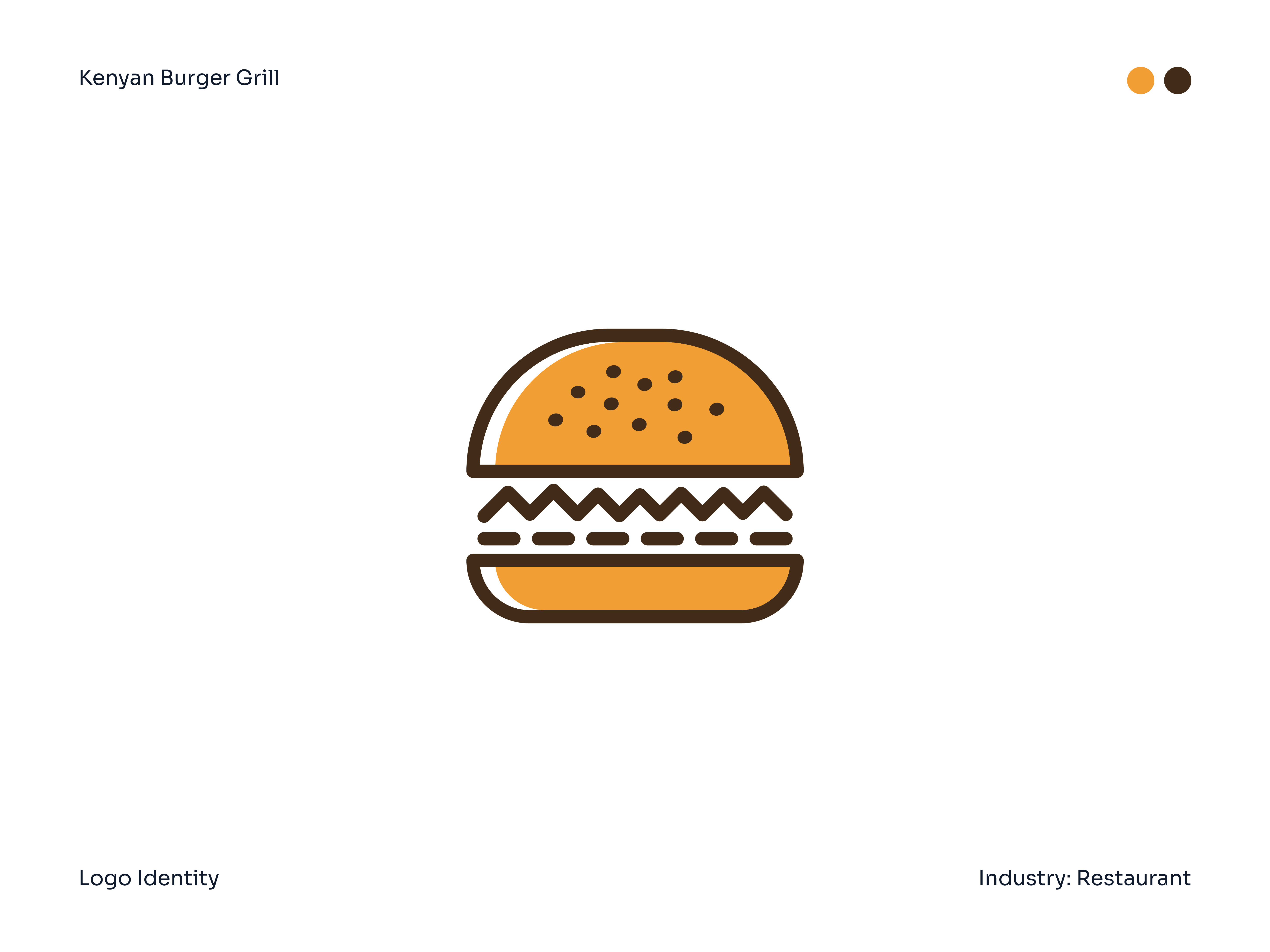 Kenyan Burger Grill Logo by Brijesh Jadav on Dribbble
