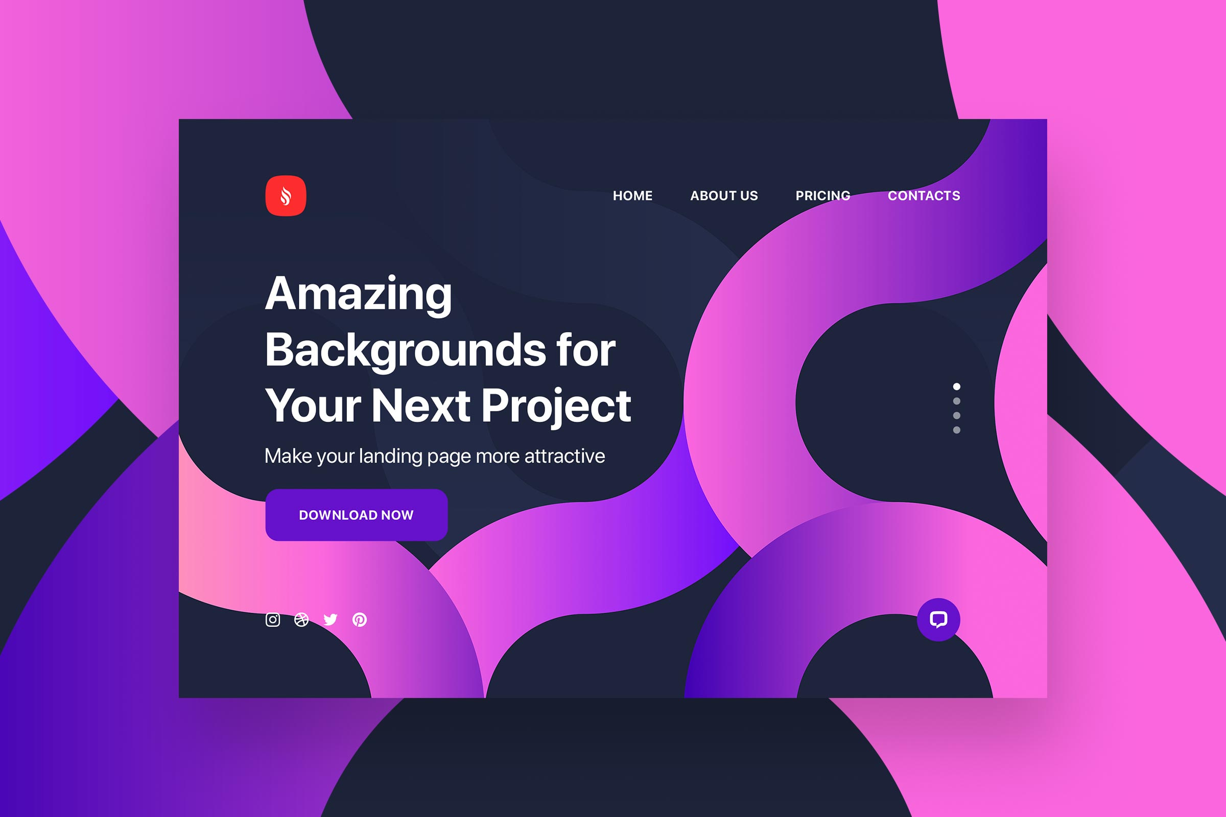 Overlapping Circles and Lines Backgrounds by themefire on Dribbble