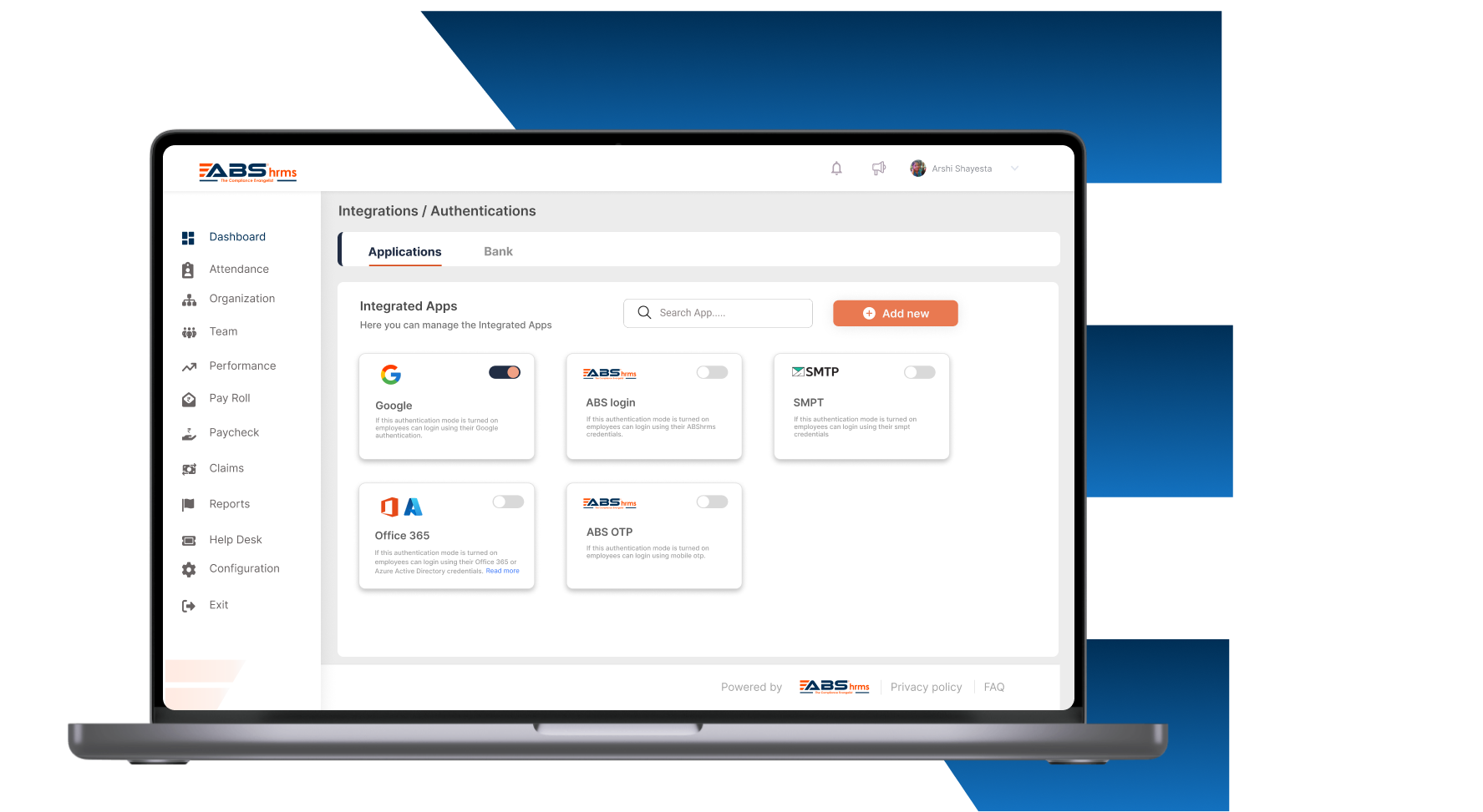 HRMS Software_Web Design_Emp, Manager, Admin(settings) view by ...