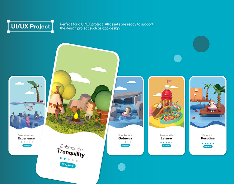 UI 3D illustration by Chi Zhang on Dribbble