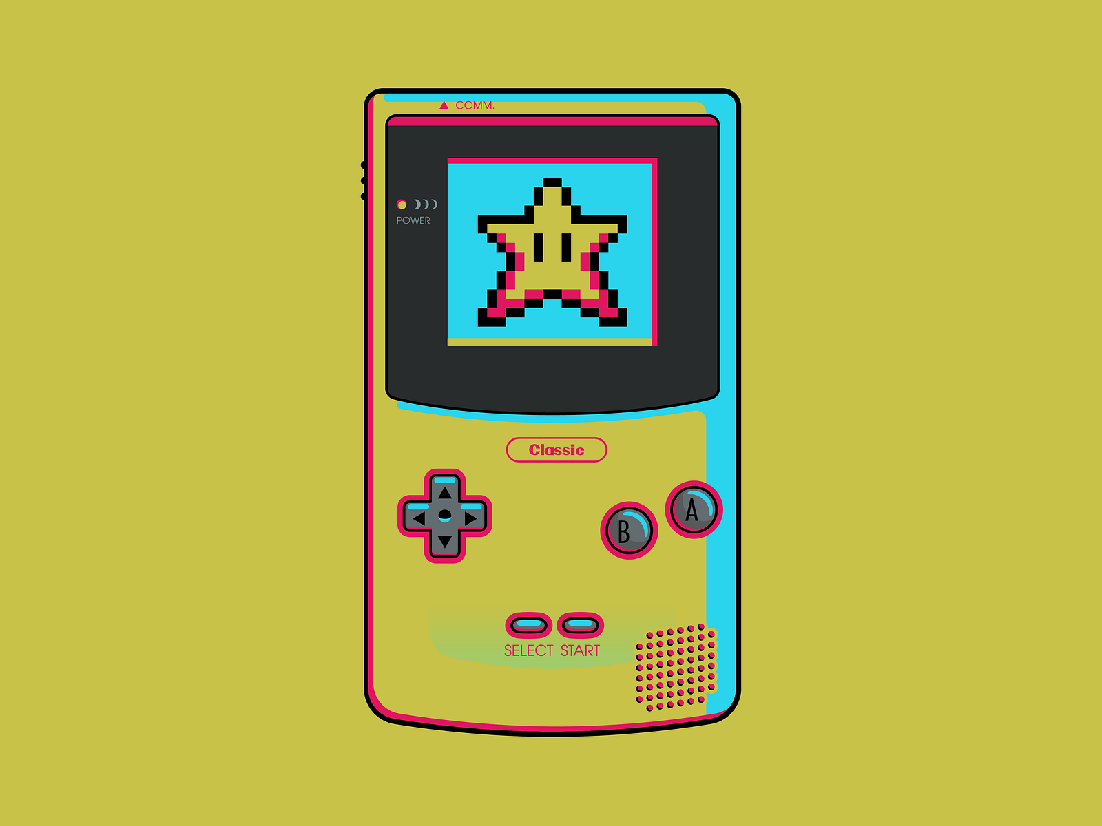 Classic Gameboy Color by Josh Brown on Dribbble