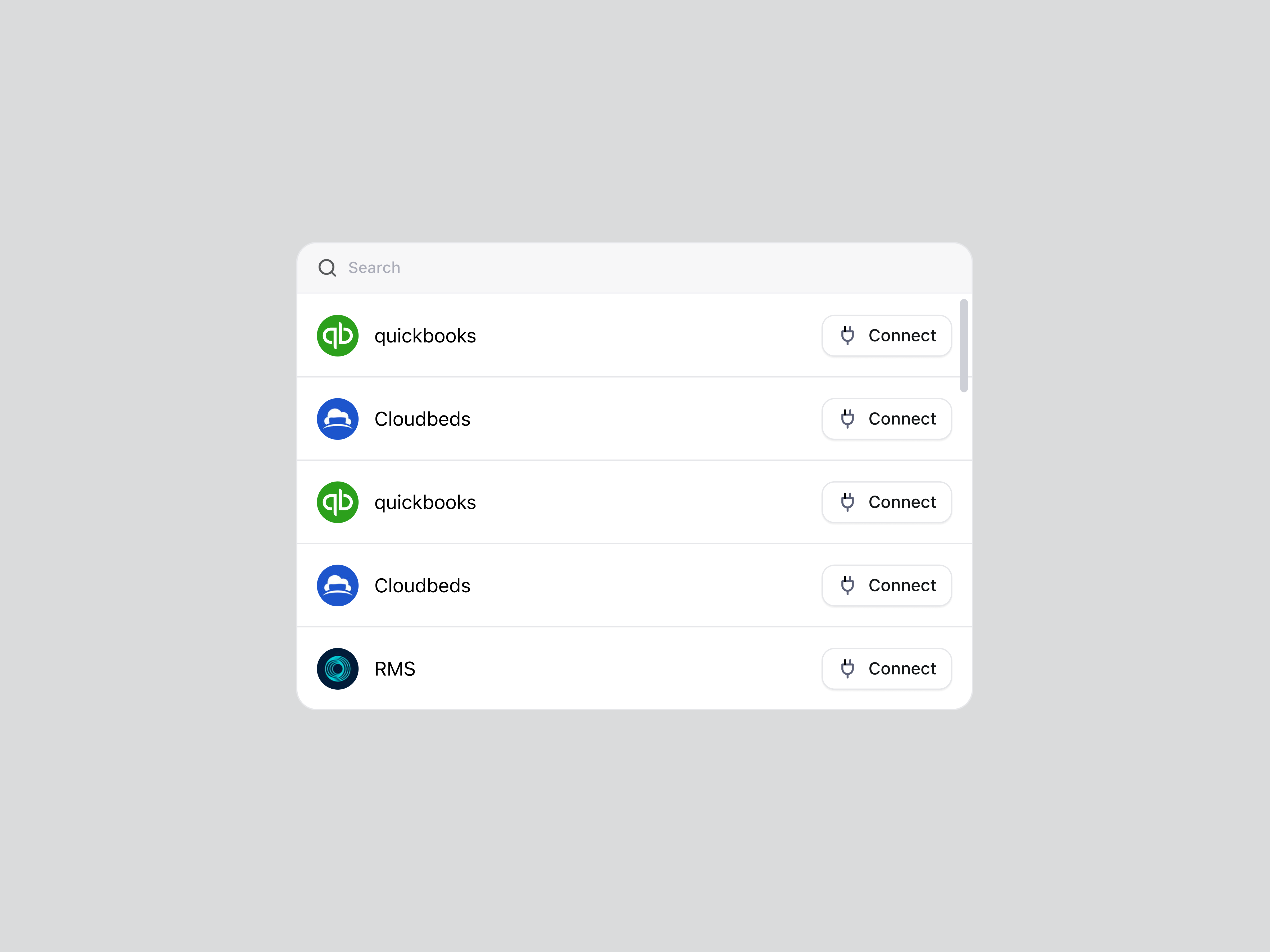 Connect PMS / Configuration by Kevin Dukkon on Dribbble