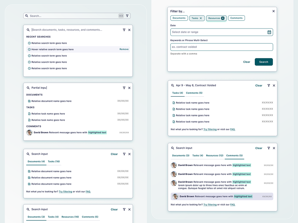 Browse thousands of Filter UI images for design inspiration | Dribbble