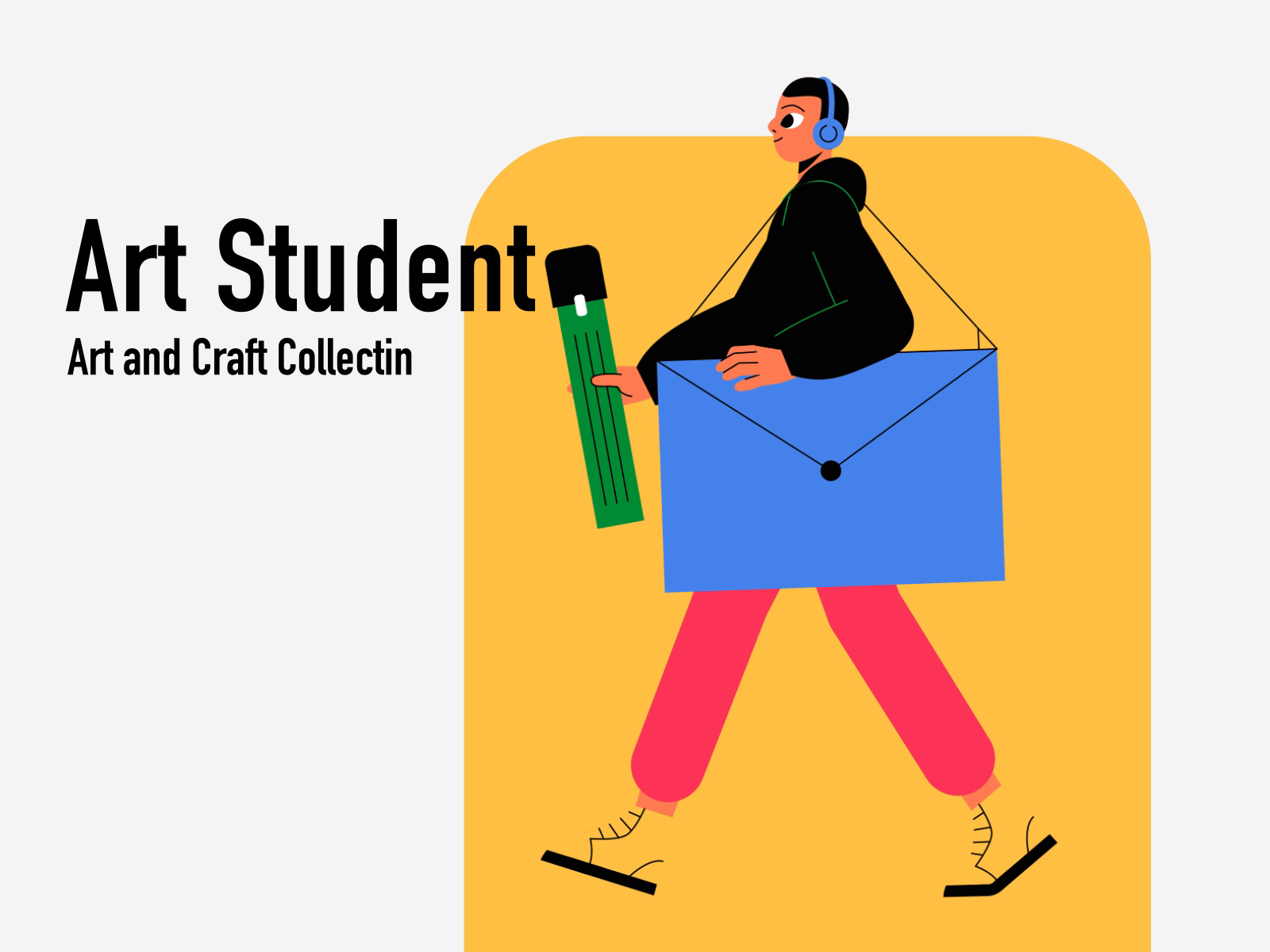 Art Student by Creattie on Dribbble