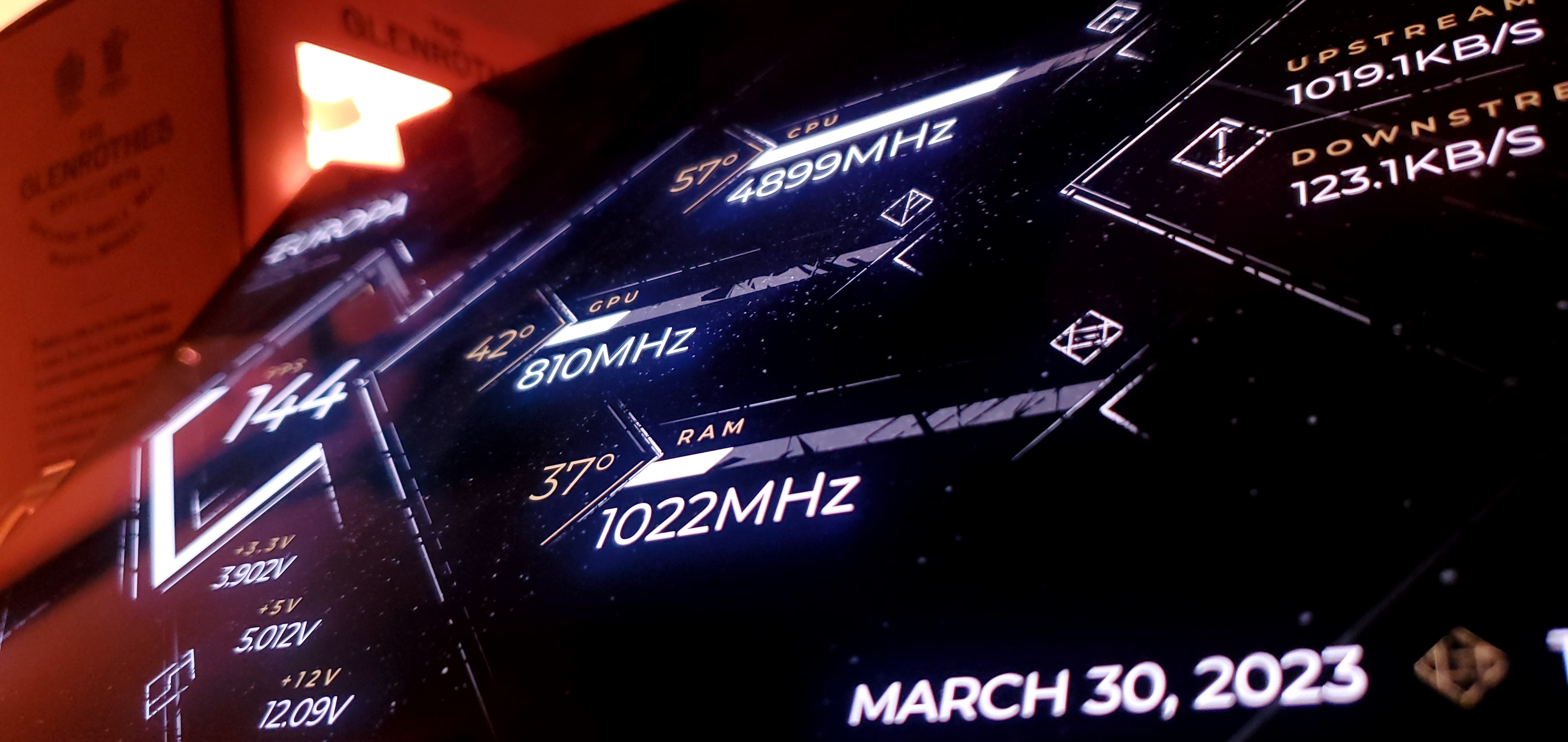 Europa - AIDA64 Sensor Panel by Matthew Almand on Dribbble