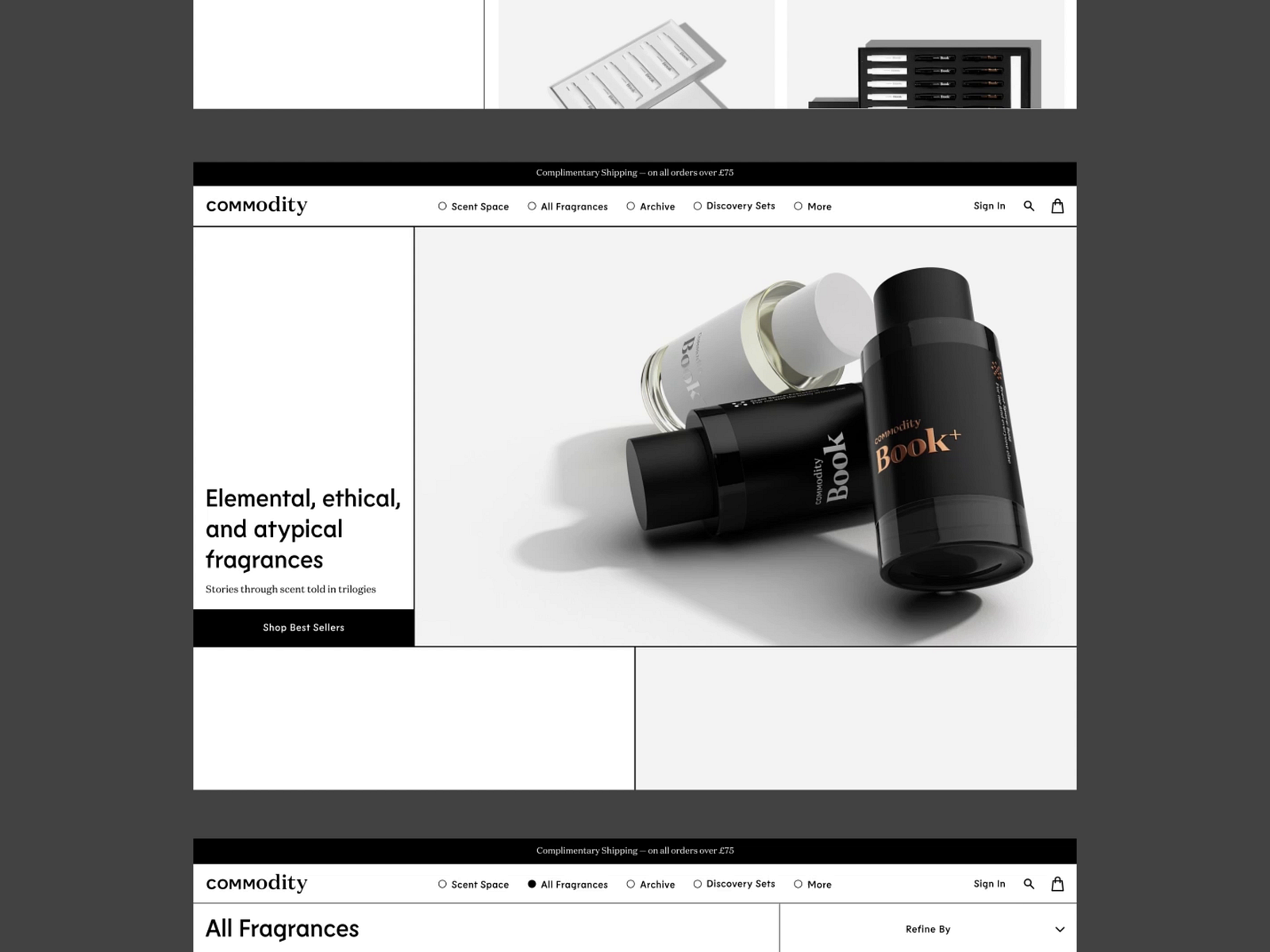 Commodity - E-commerce Experience by Harry Wilson on Dribbble