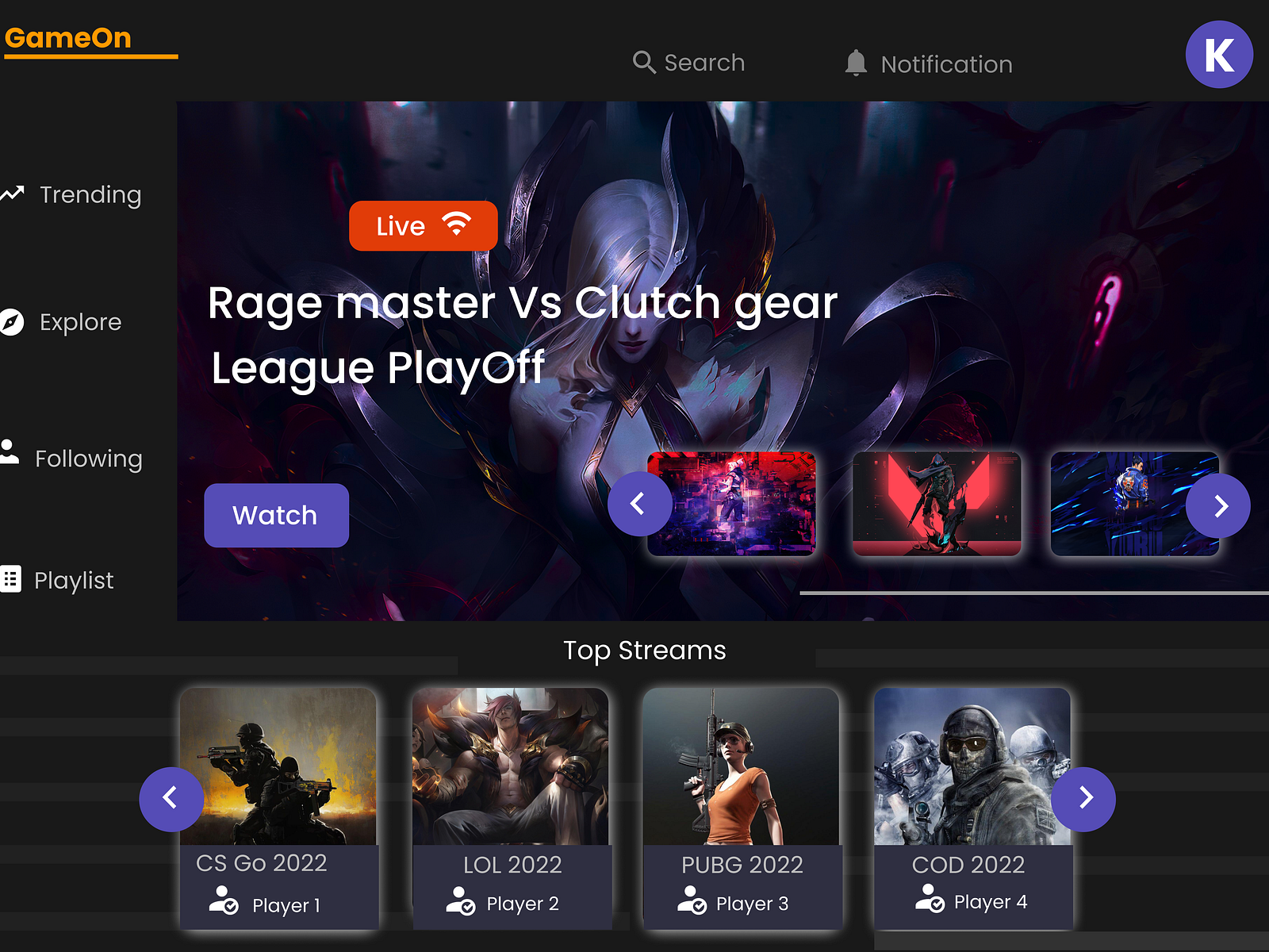 Game On by vshsh on Dribbble