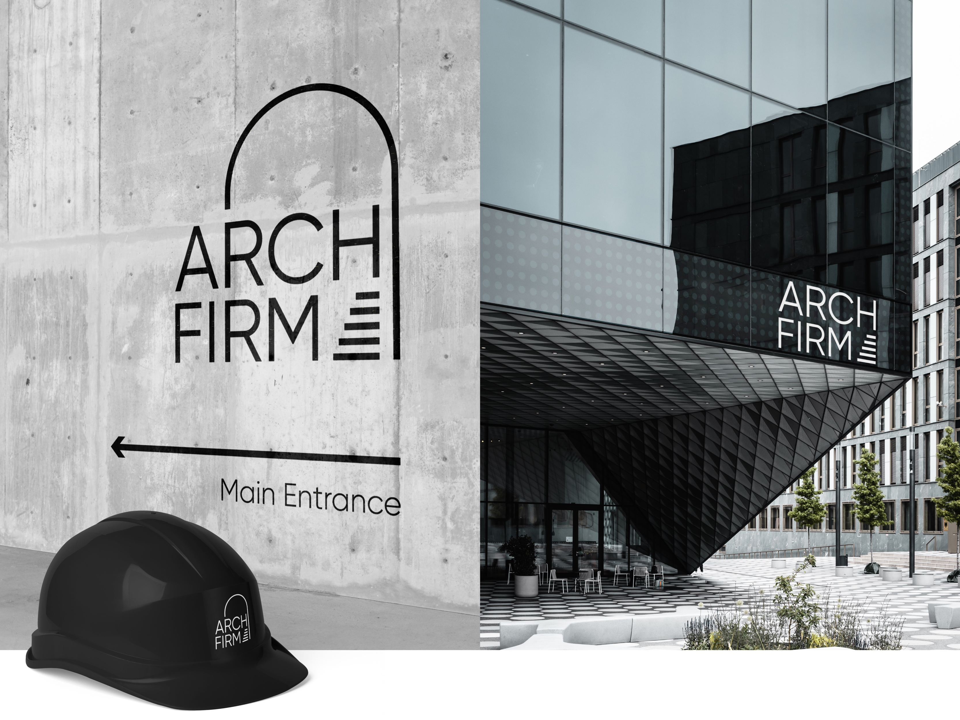 Arch Firm Visual Identity Design 🏛️ by Ꮪꮶꭼꮖꮓꮖꭼ for Raeven on Dribbble