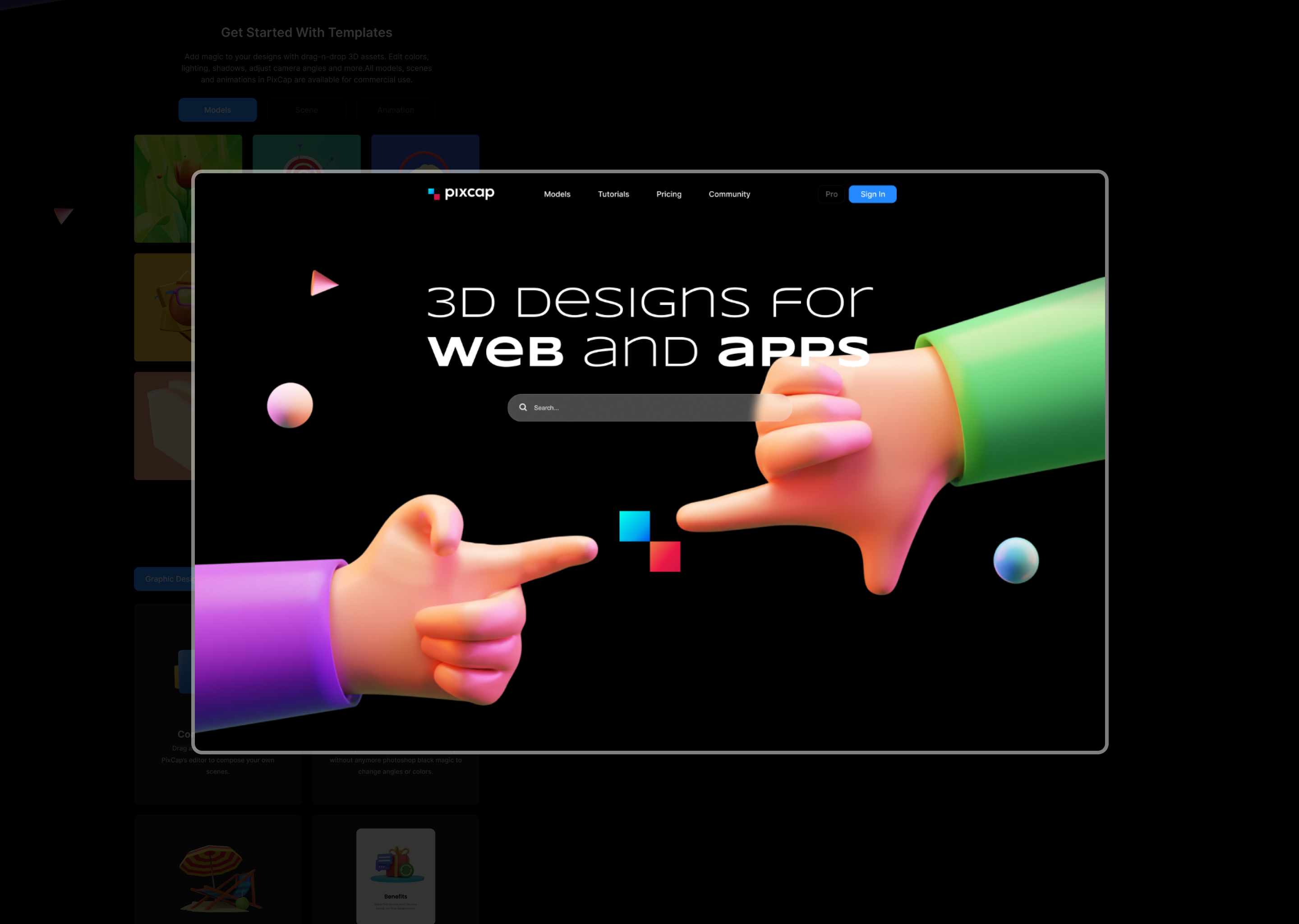 3D Source website design by Suman Nissi on Dribbble