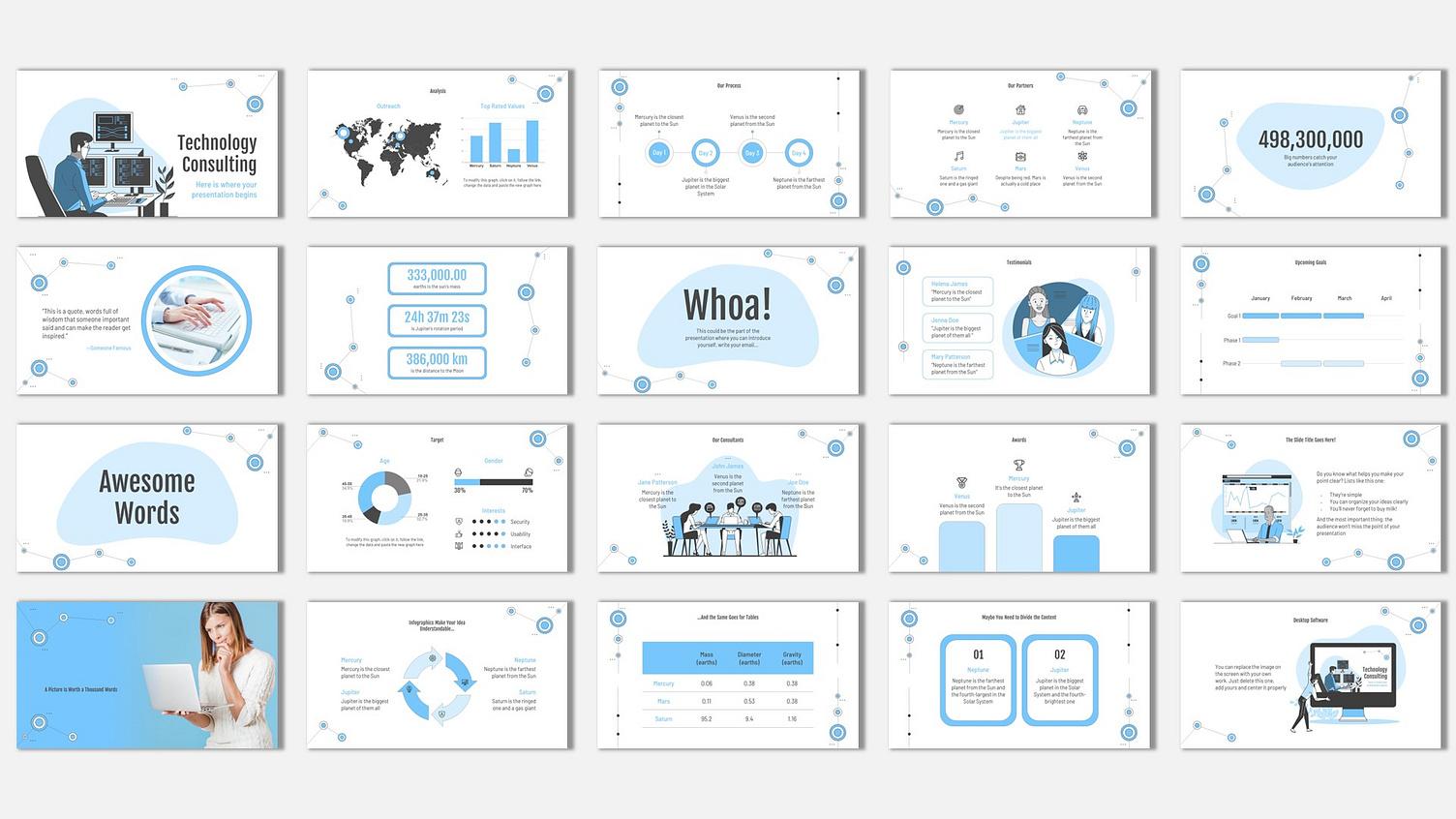 Technology Consulting Slide template 2023 by LovePowerPoint on Dribbble