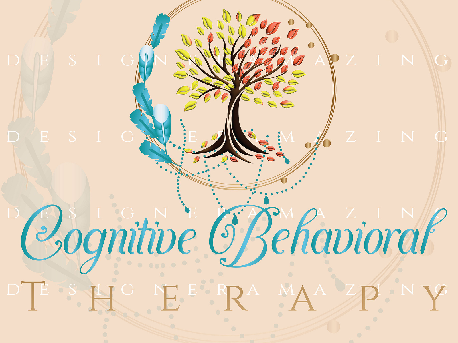 therapy logo design by designer amazing on Dribbble