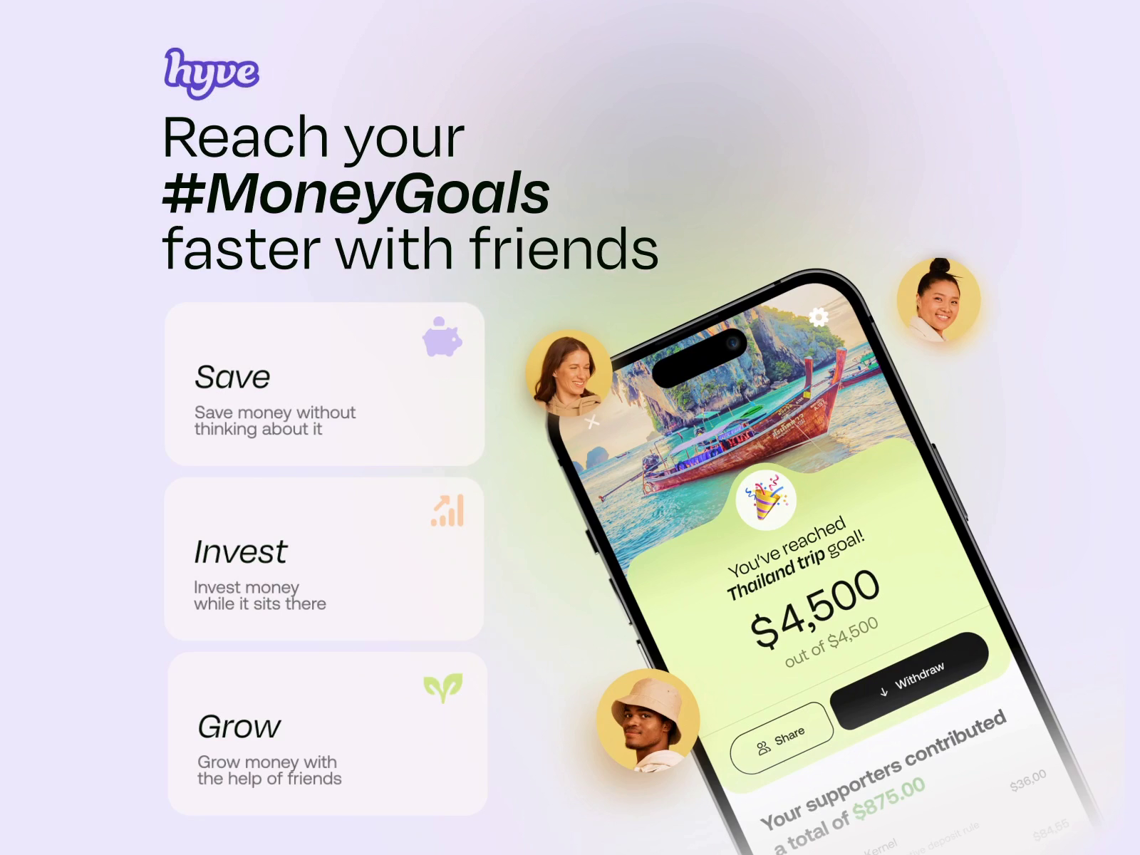 Web design for neo-banking for GenZ app Hyve by Qream on Dribbble