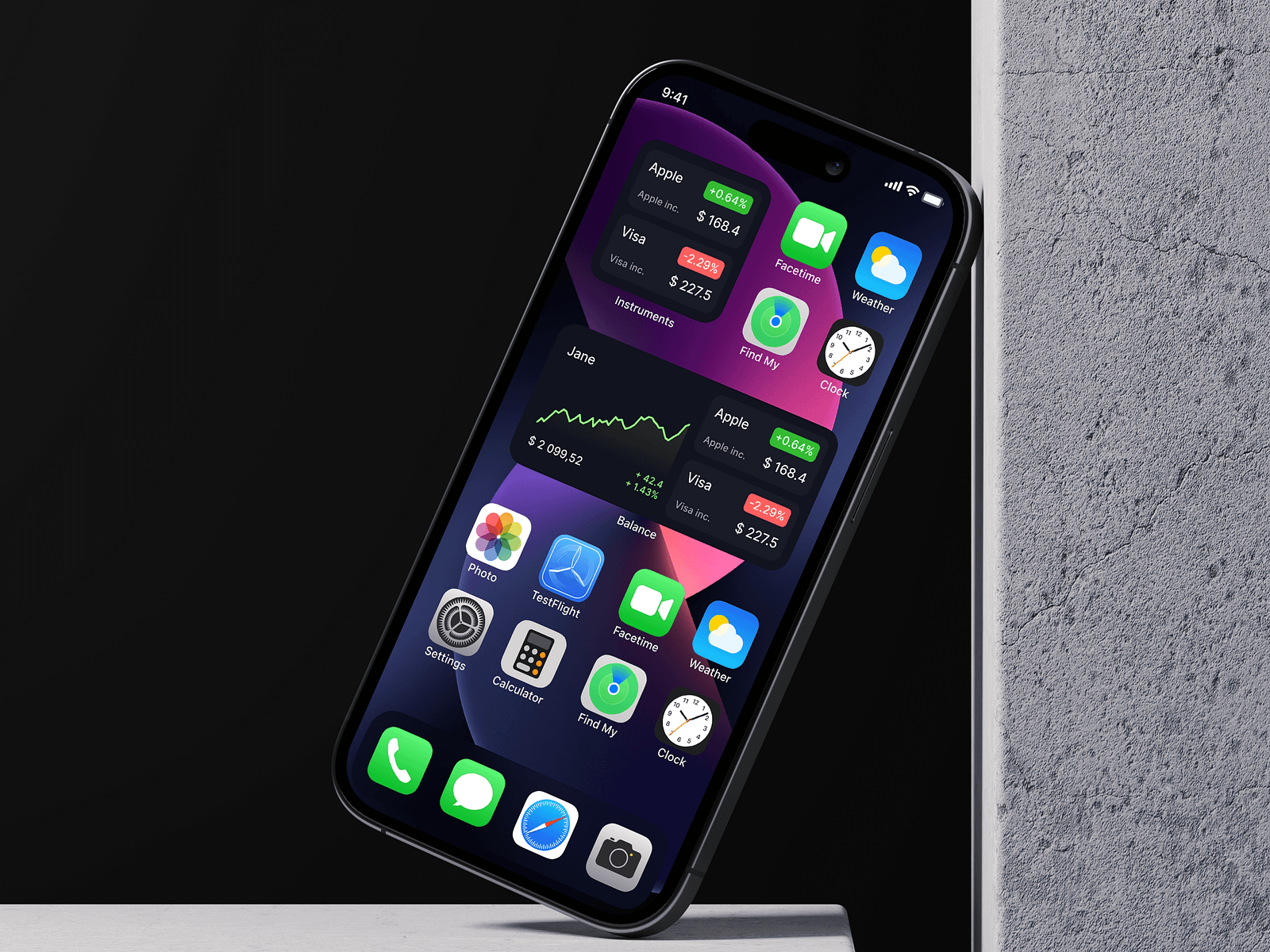 Data visualization app UI-kit | iOS Widgets 2 by Kirill Lipovoi on Dribbble