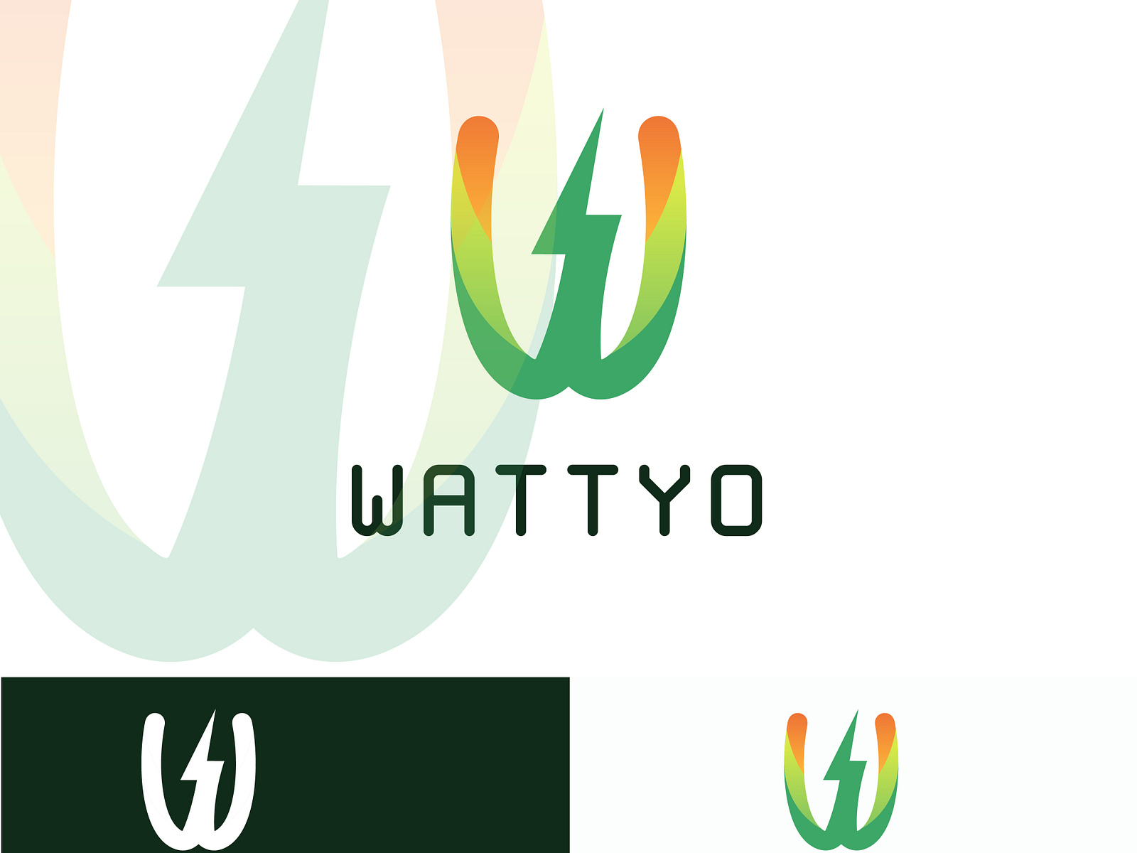 wattyo logo by sani ahmed 1250 on Dribbble