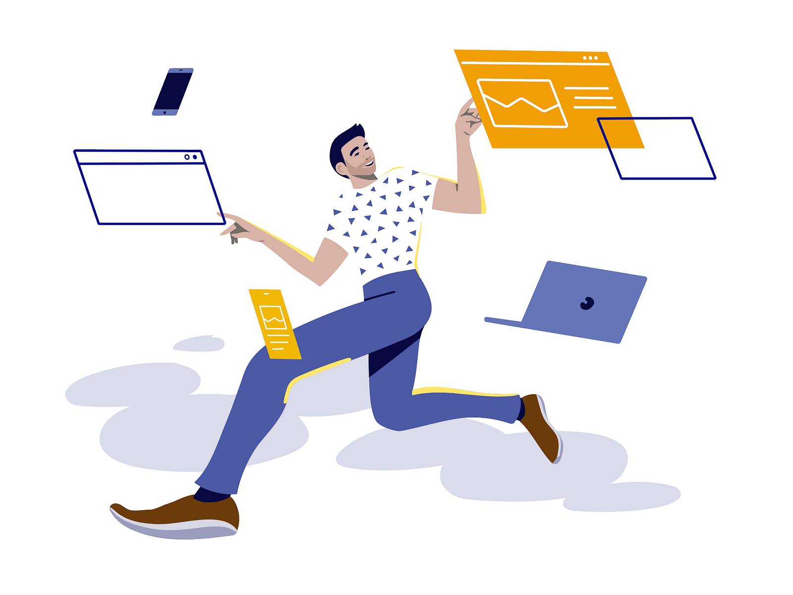 Float UI/UX Illustration by Jordan on Dribbble