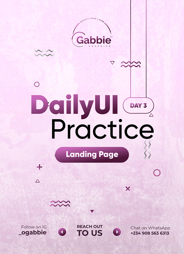 Web Landing Page Design - DailyUI Challenge Day 3 by Gabriel Olayinka O ...