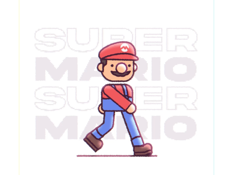 Super Mario Walk Animation by Angga Motion on Dribbble