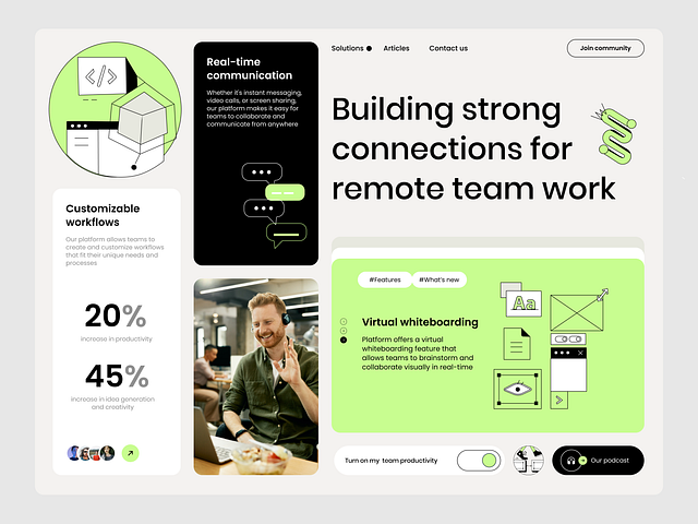Browse thousands of Team Page images for design inspiration | Dribbble