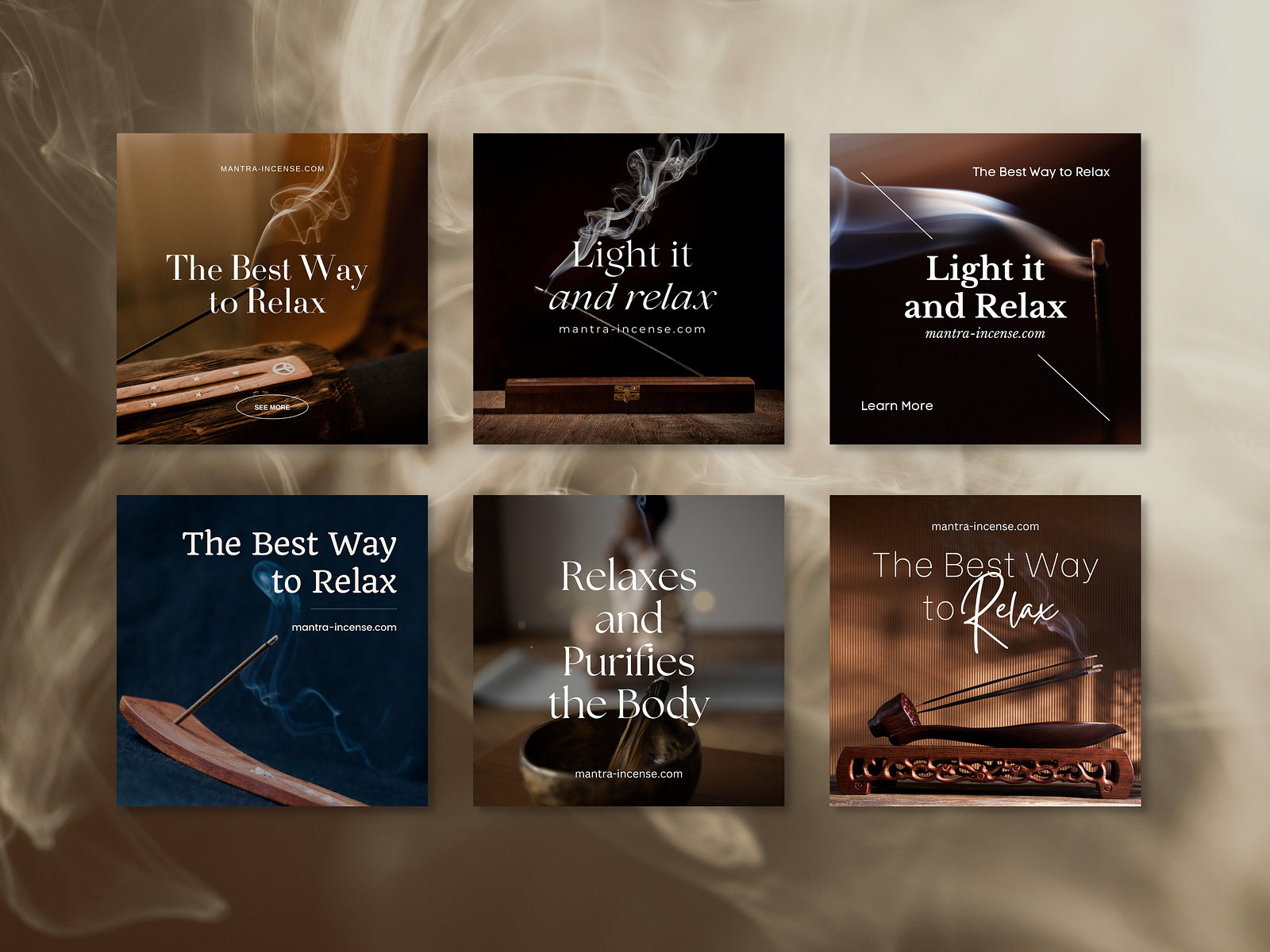 Mantra Incense | Social Media Ads by Digital Time Savers on Dribbble