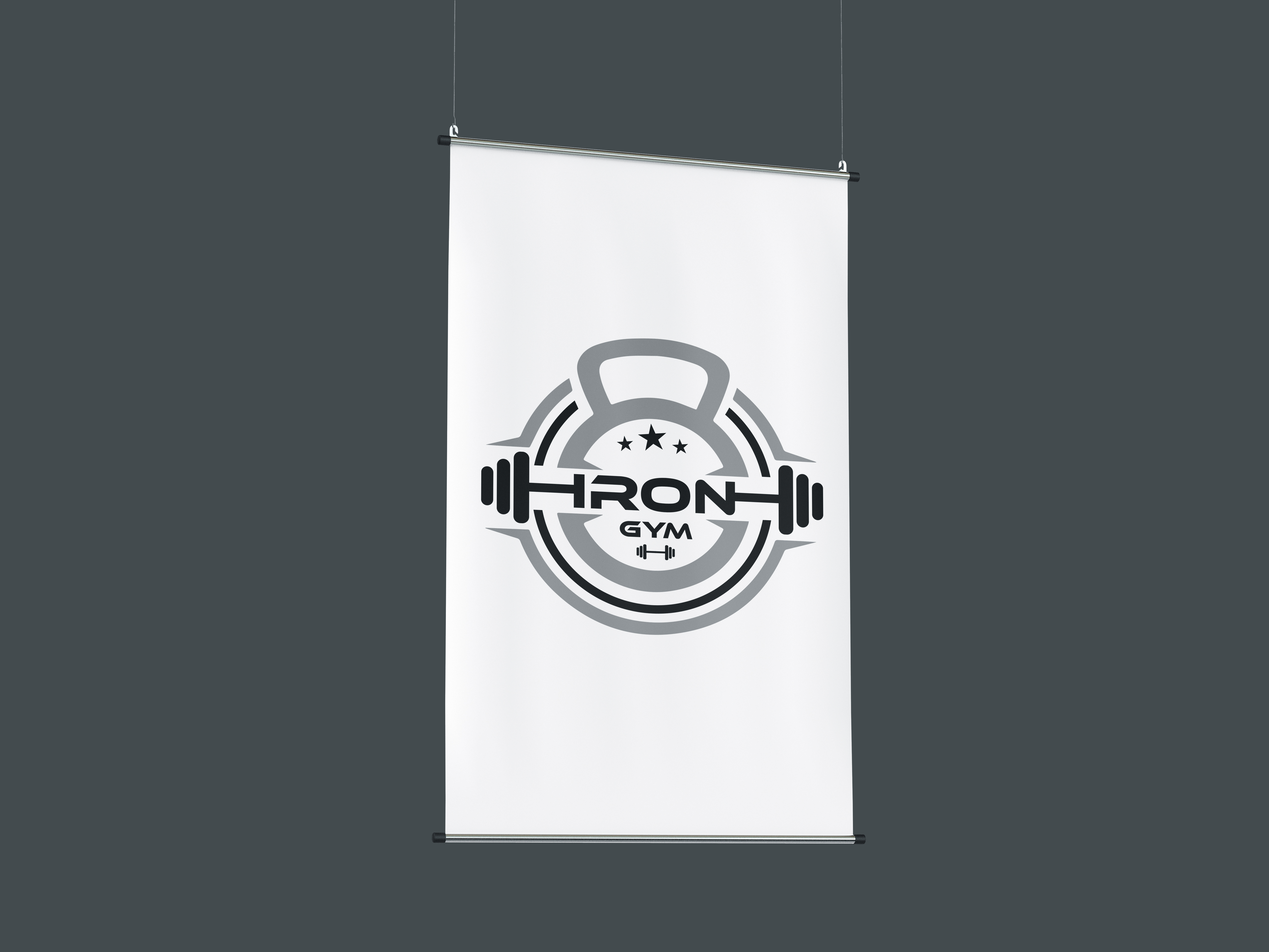 Iron Gym Logo Design by Topnotch_gig on Dribbble