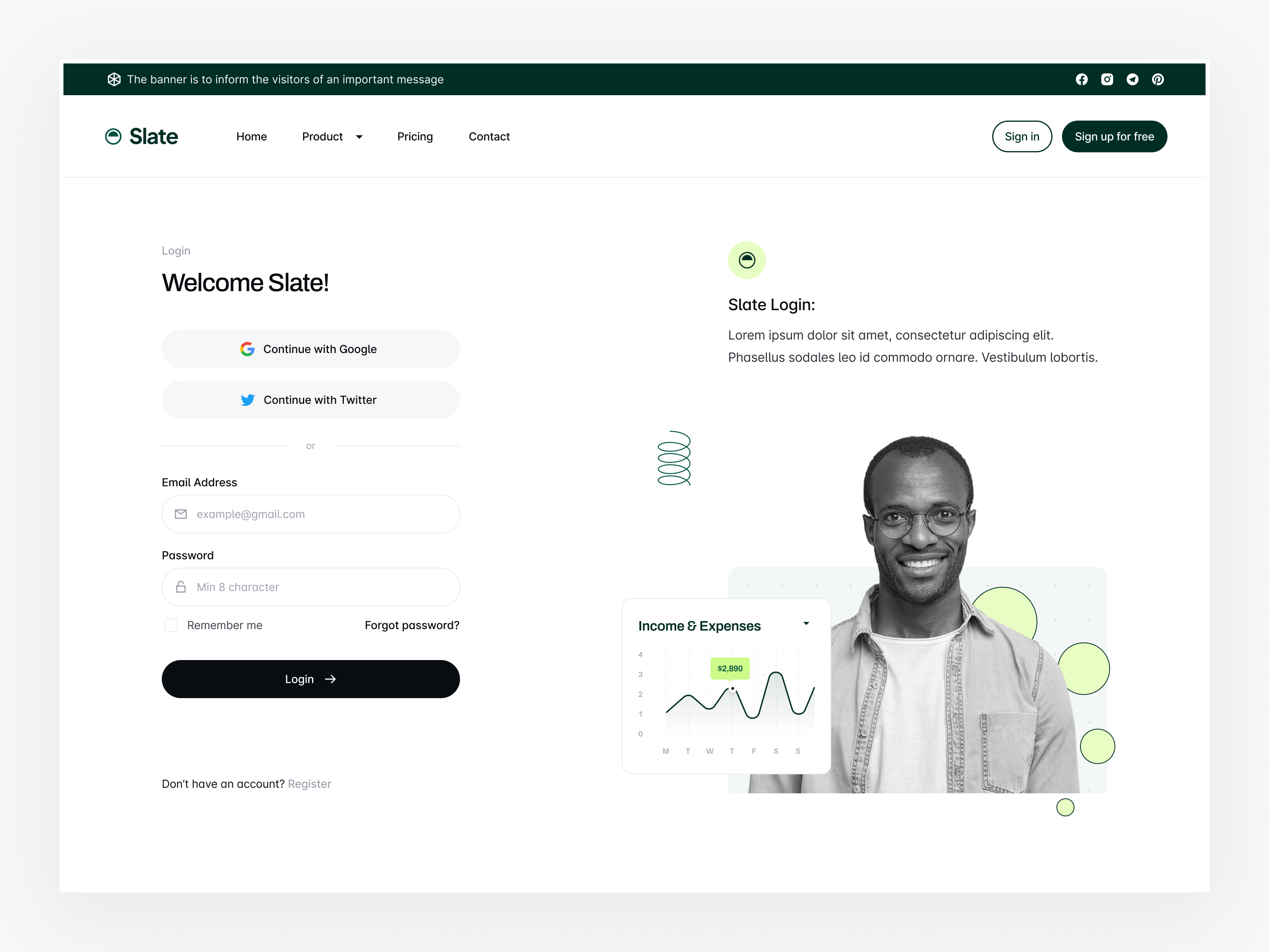 Flowbase: Slate Saas Template by Batuhan Kara for Flowbase on Dribbble